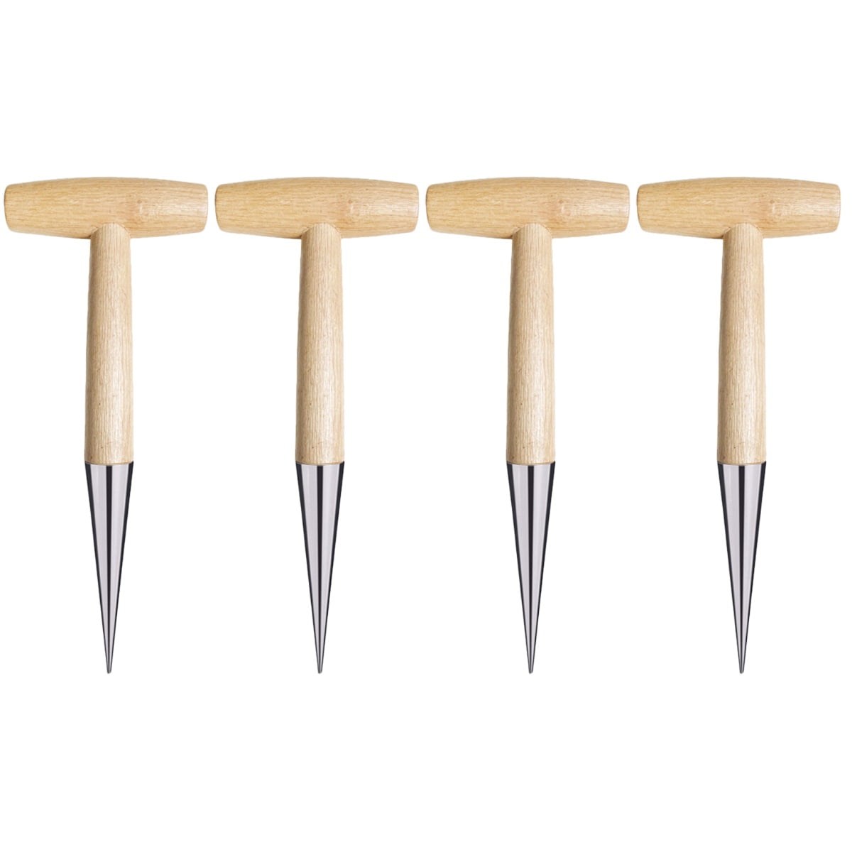 Raindrops 4pcs Dibber Garden Tool Hand Dibber Seedling Planter Tool ...