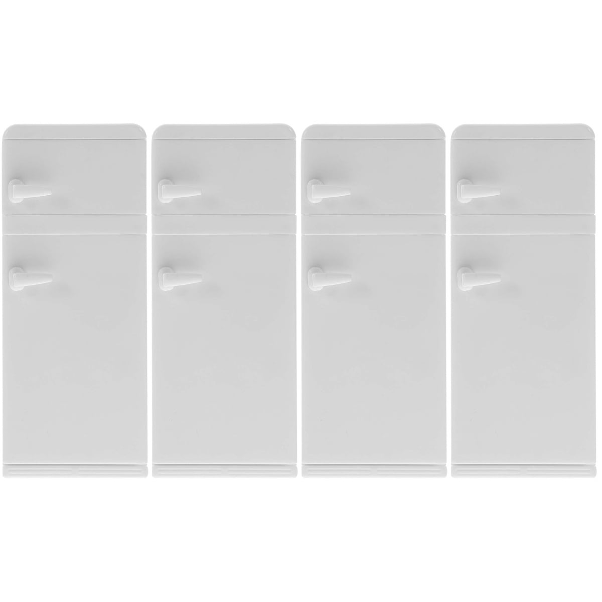 Raindrops 4pcs Dollhouse Mini Fridge Tiny House Fridge Miniature Fridge ...