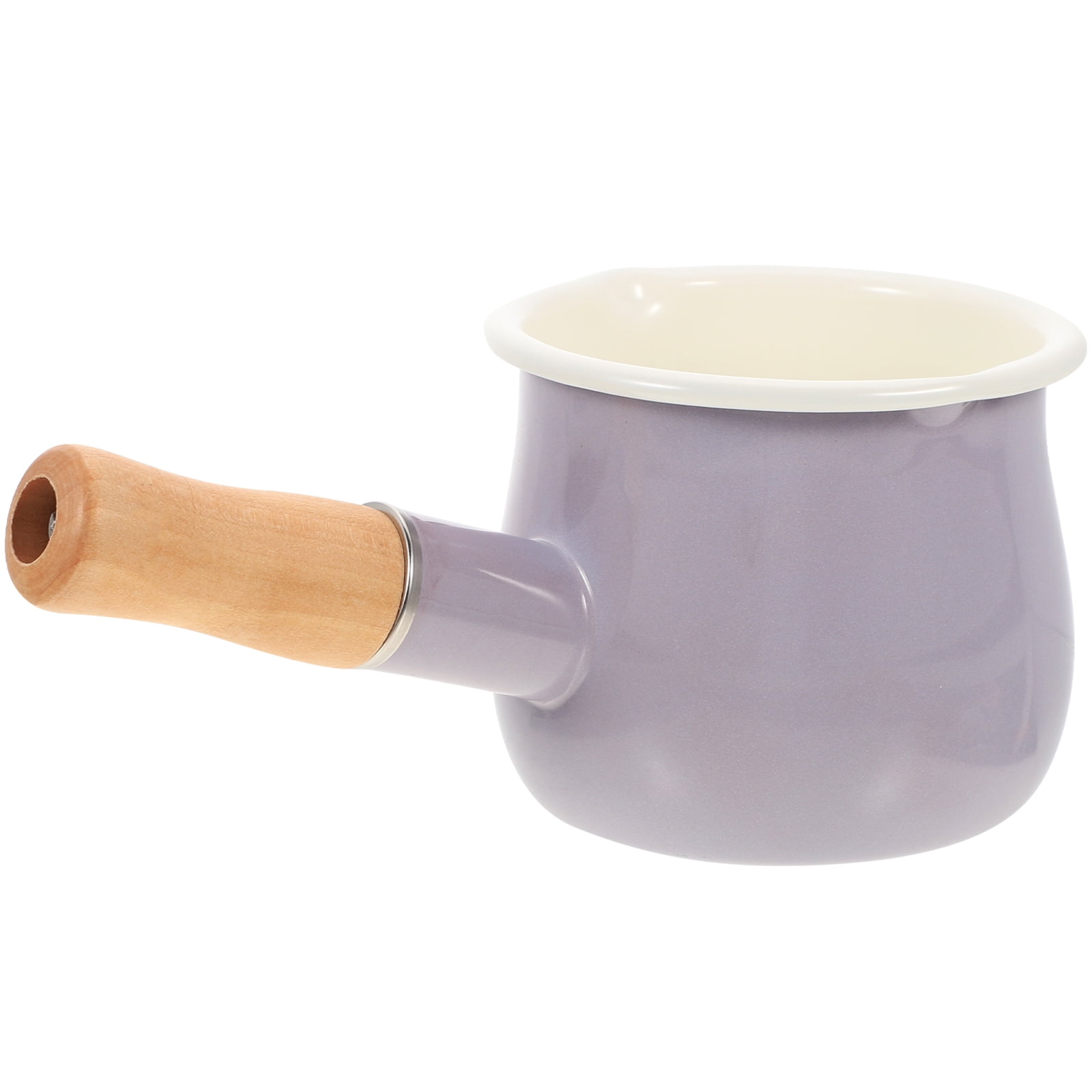 Raindrops 4pcs Enamel Enamel Butter Warmer Small Milk Pan Portable Baby ...