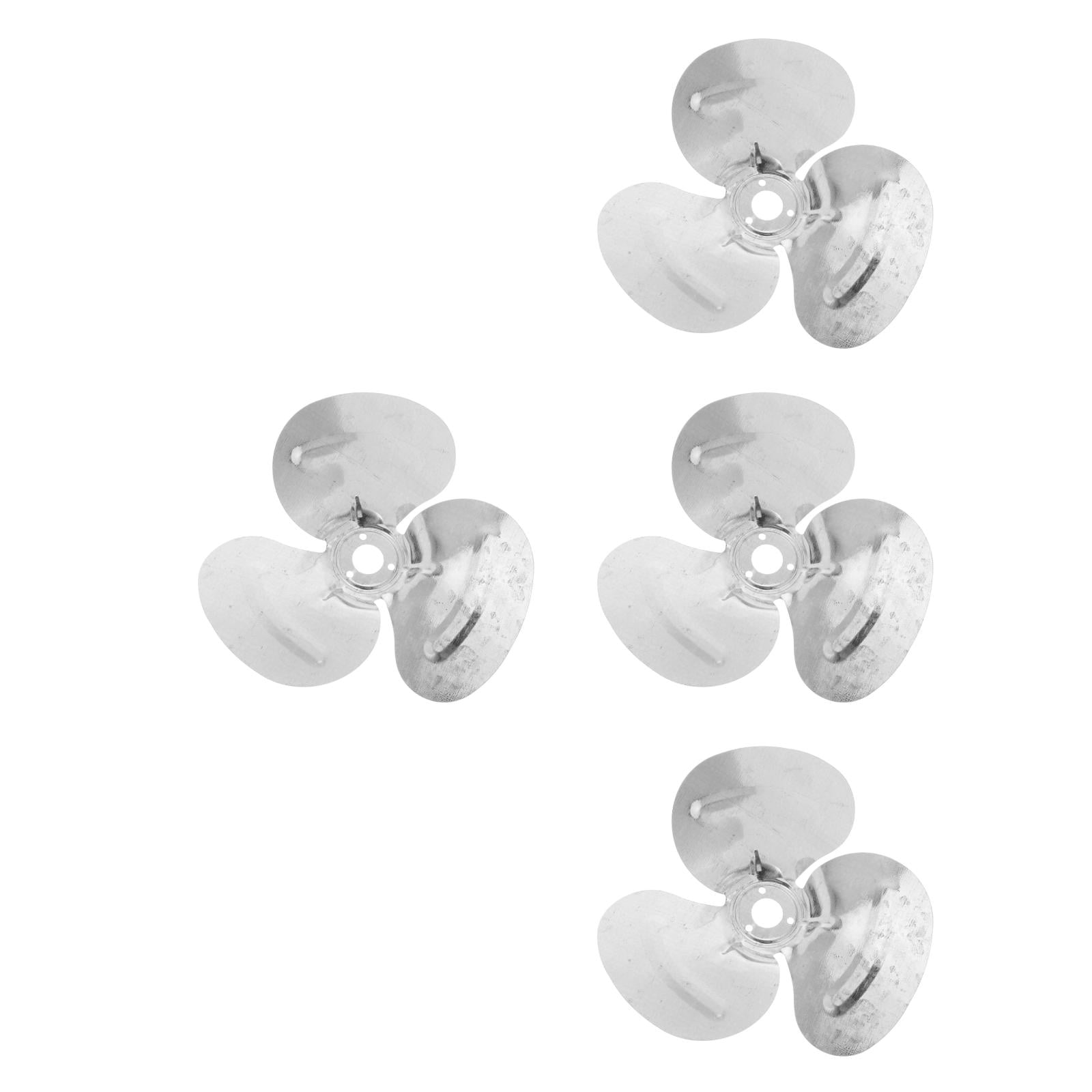 Raindrops 4pcs Fan Blade 6 Inch Universal Fan Blades Galvanized Iron ...