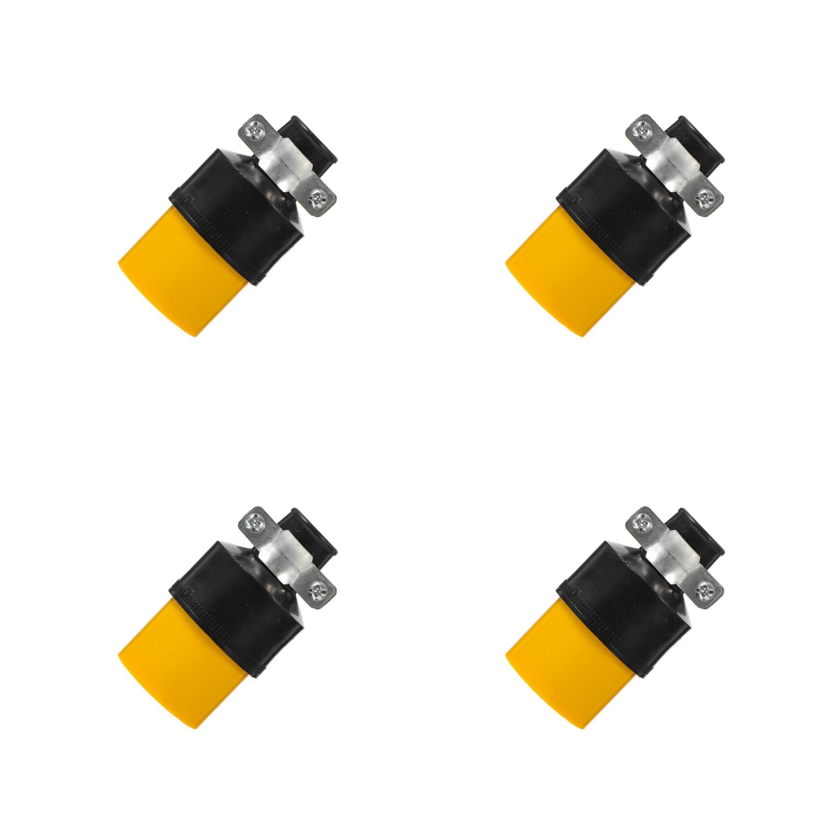 Raindrops 4pcs Female Extension Cord Plug Replacement Extension Cord ...