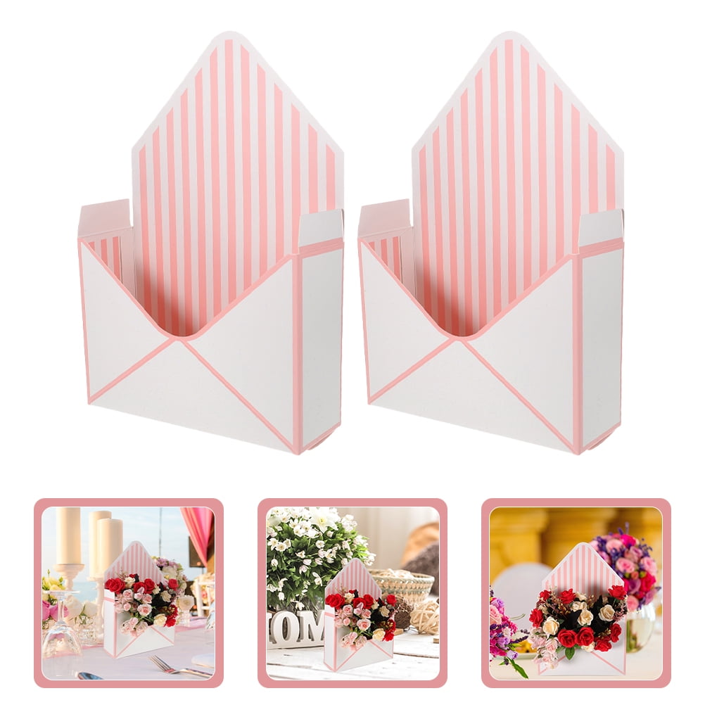 Raindrops 4pcs Floral Envelope Boxes Empty Paper Flower Bouquet Envelop ...