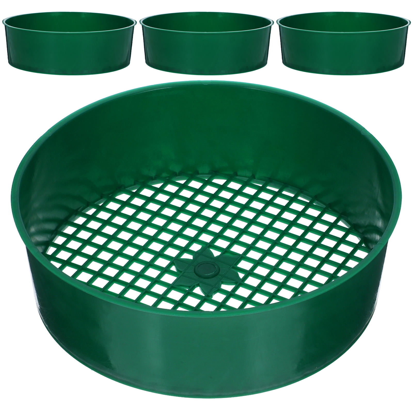 Raindrops 4pcs Garden Soil Sifter Soil Sifting Pan Multi-use Soil Sieve ...