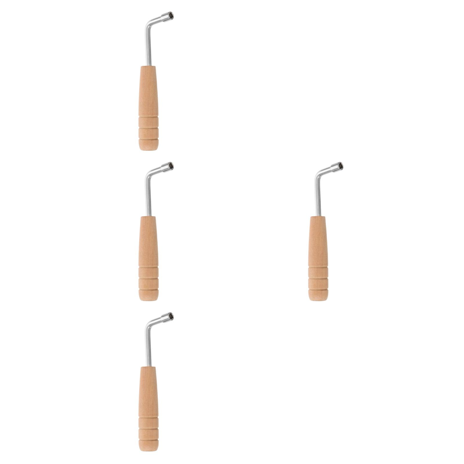 Raindrops 4pcs Handheld Lyre Harp Tuning Wrenches with Wooden Handles ...