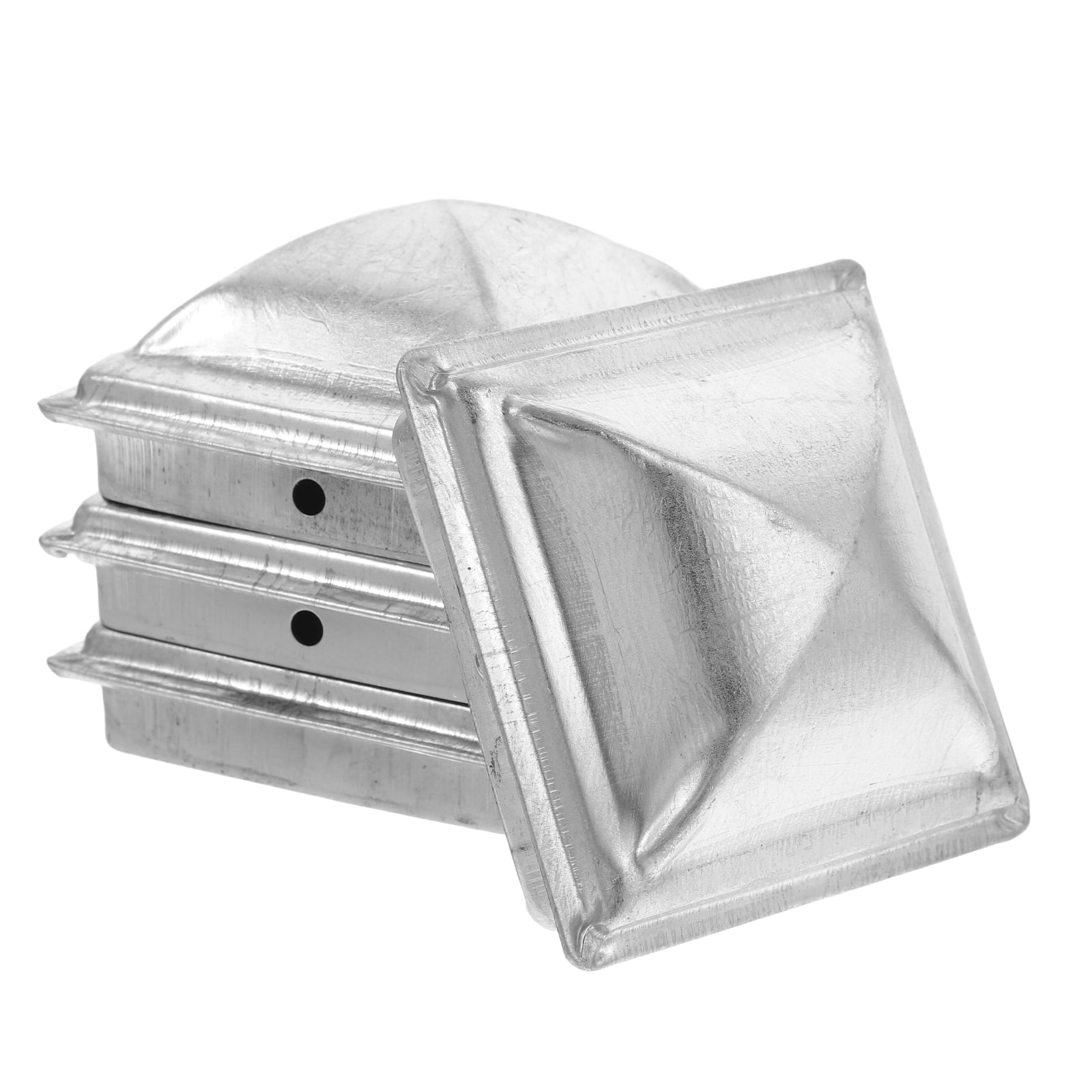 Raindrops 4pcs Metal Fence Post Cap For Deck And Garden Decorative ...