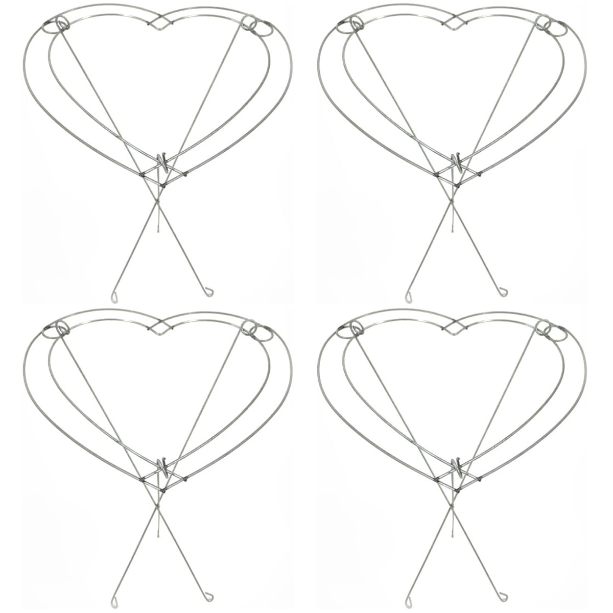 Raindrops 4pcs Metal Flower Frame Metal Flower Holder Bouquet Flower ...