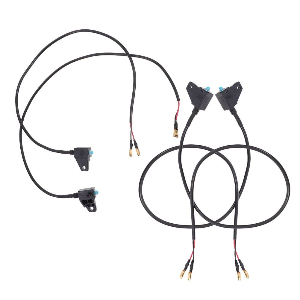 Raindrops 4pcs Motorcycle Brake Switch Waterproof Cable Foot Brake Switch Wiring for Motorcycle ...