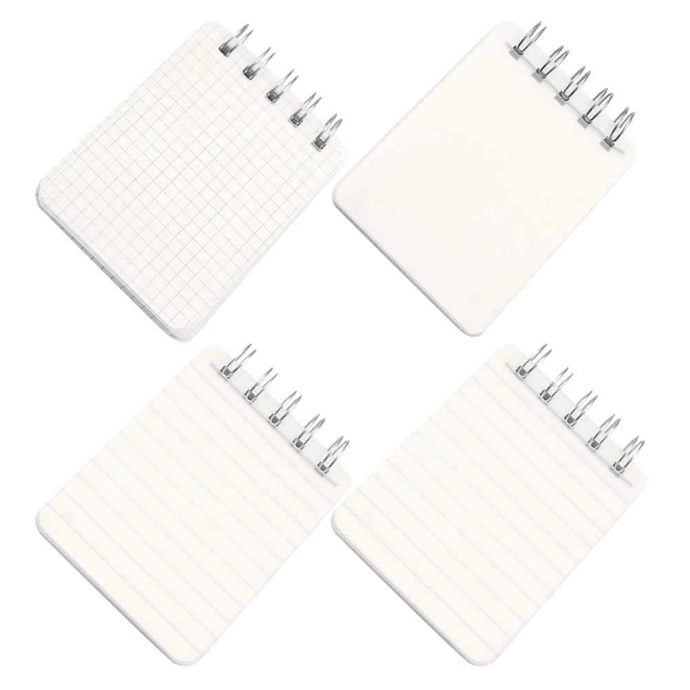 Raindrops Compact White Writing Pads PP Paper Coil Design for Daily Use ...