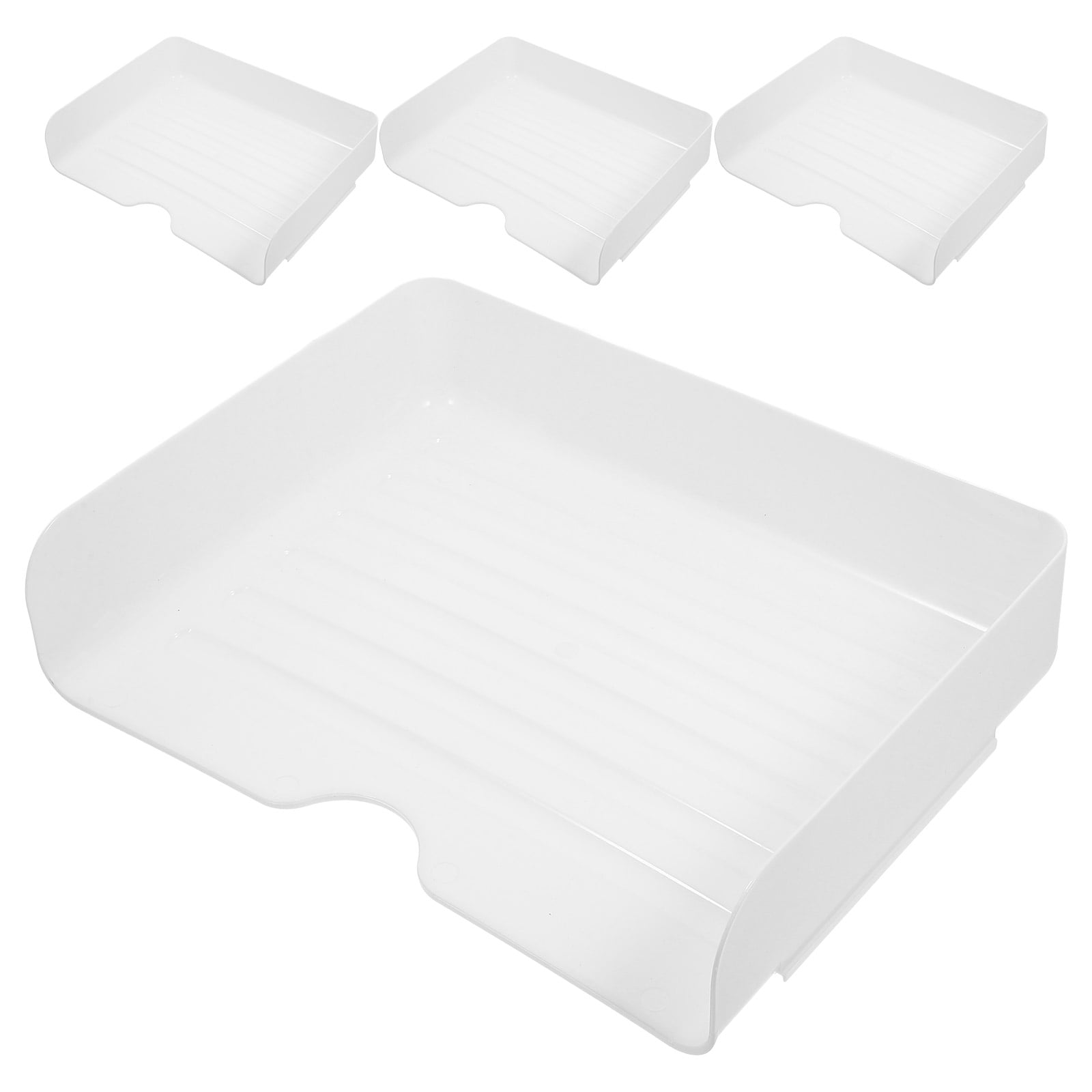 Raindrops 4pcs Office Tray Stackable File Trays Paper Organizer Office ...