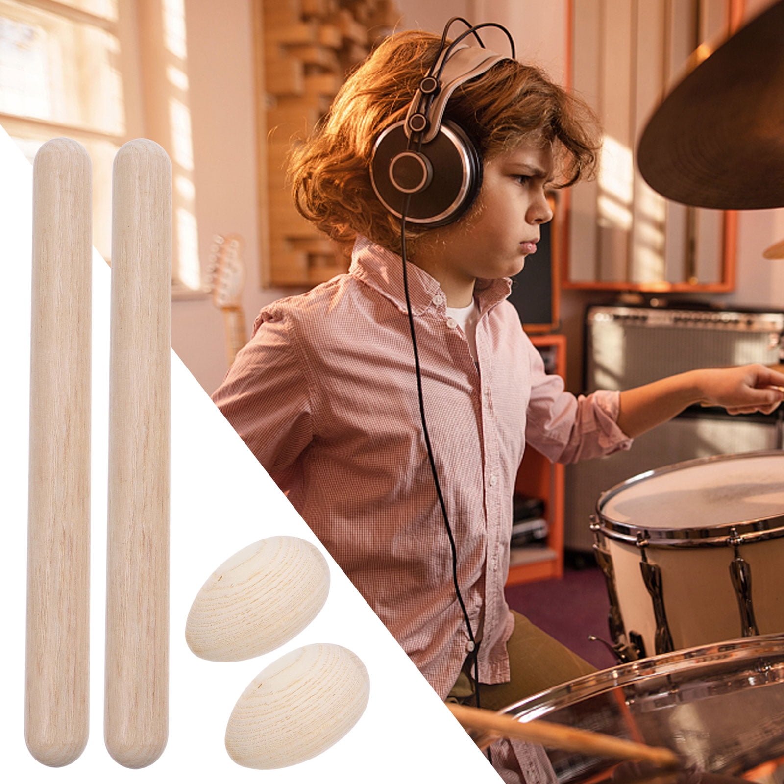 Raindrops 4pcs Percussion Instrument Musical Percussion Instrument Set ...