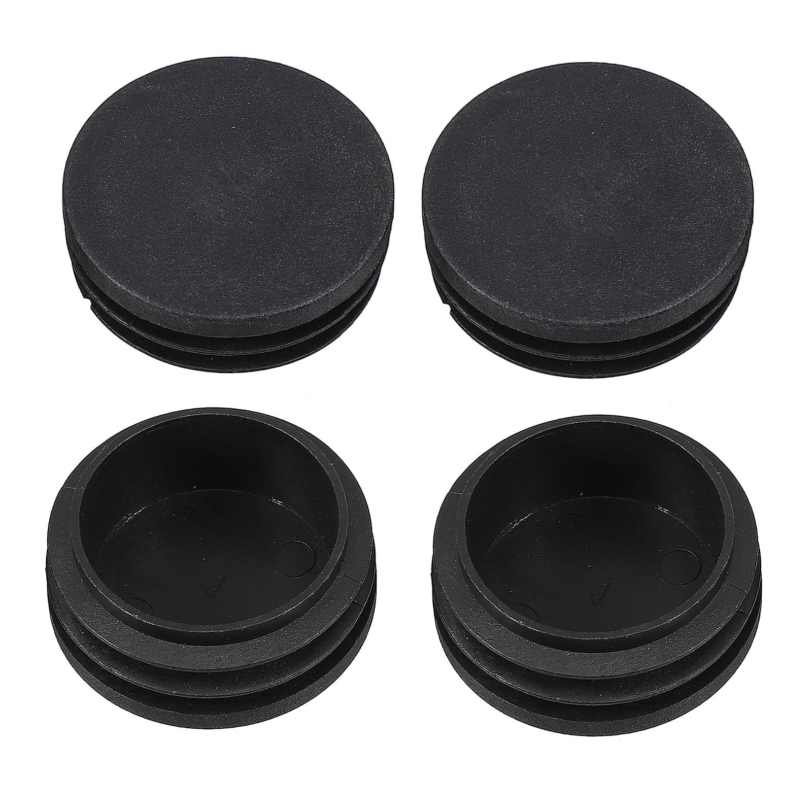 Raindrops 4pcs Plastic End Caps Plugs Chair Leg Inserts Round Tube ...