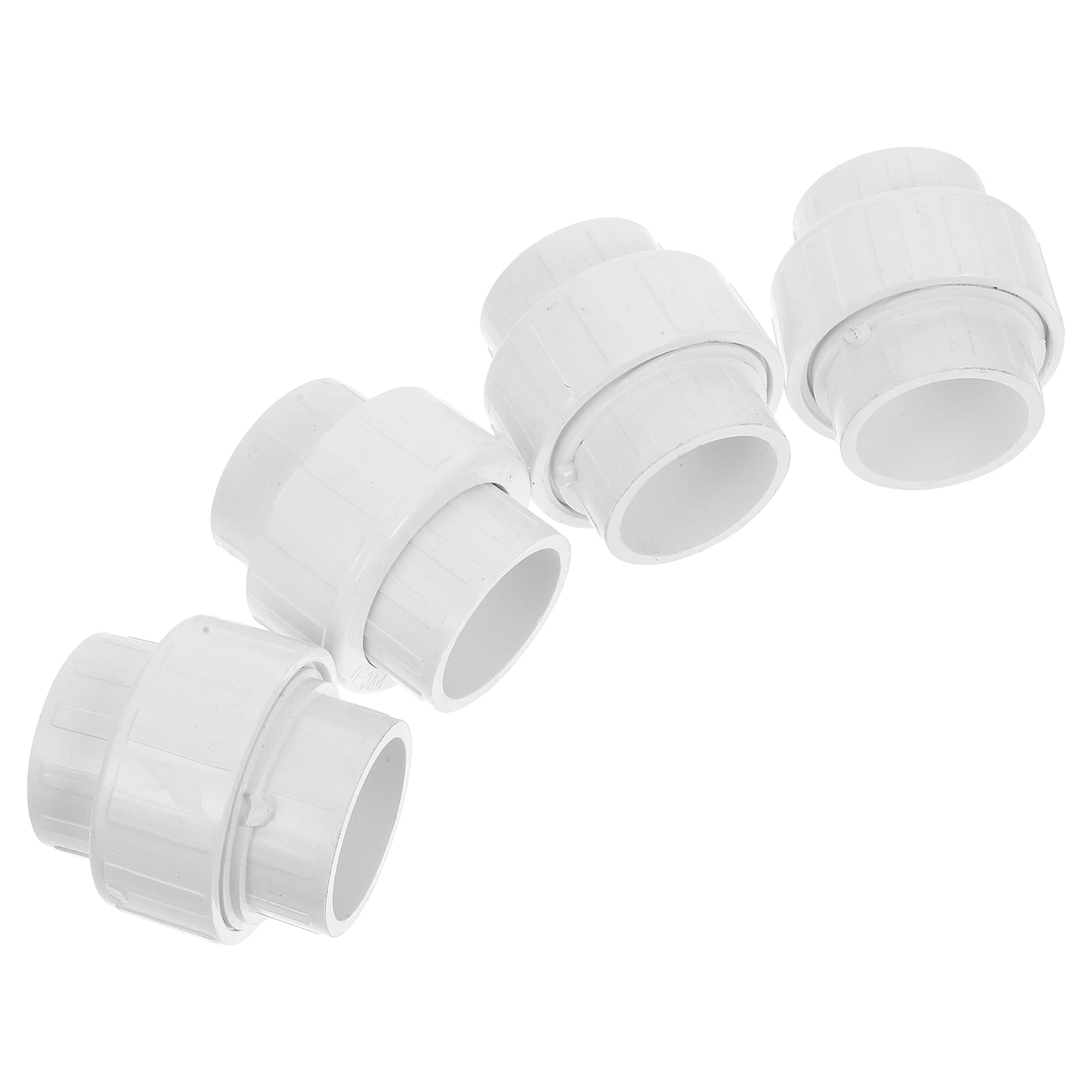 Raindrops 4pcs Pvc Union Coupling Adapter Water Irrigation Pipe Adapter ...