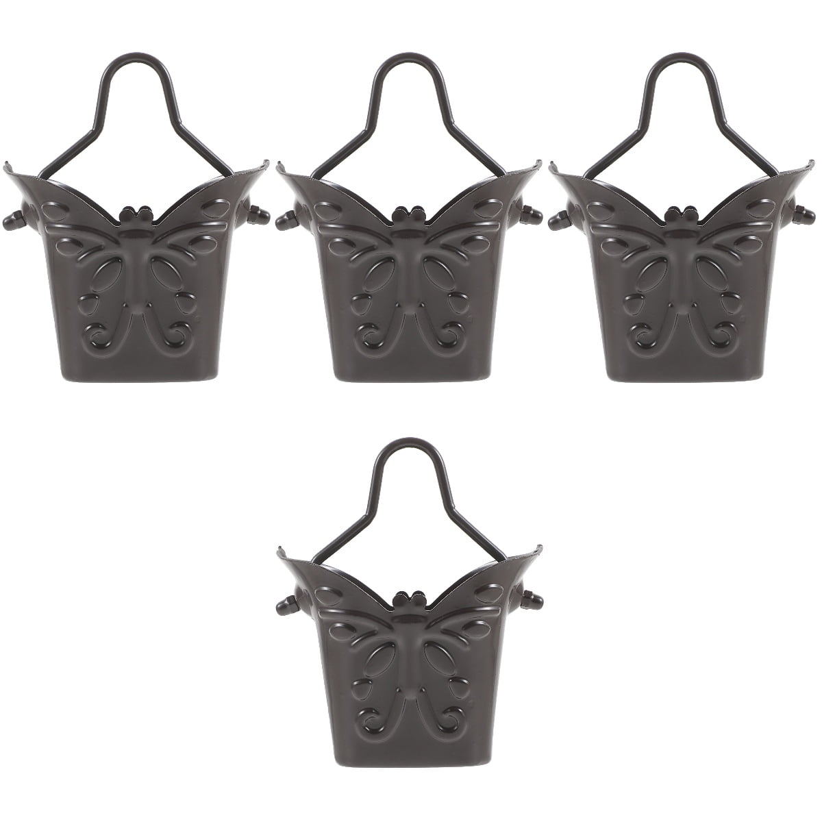 Raindrops 4pcs Rain Chain Butterfly Shape Cup Rain Chain Courtyard ...