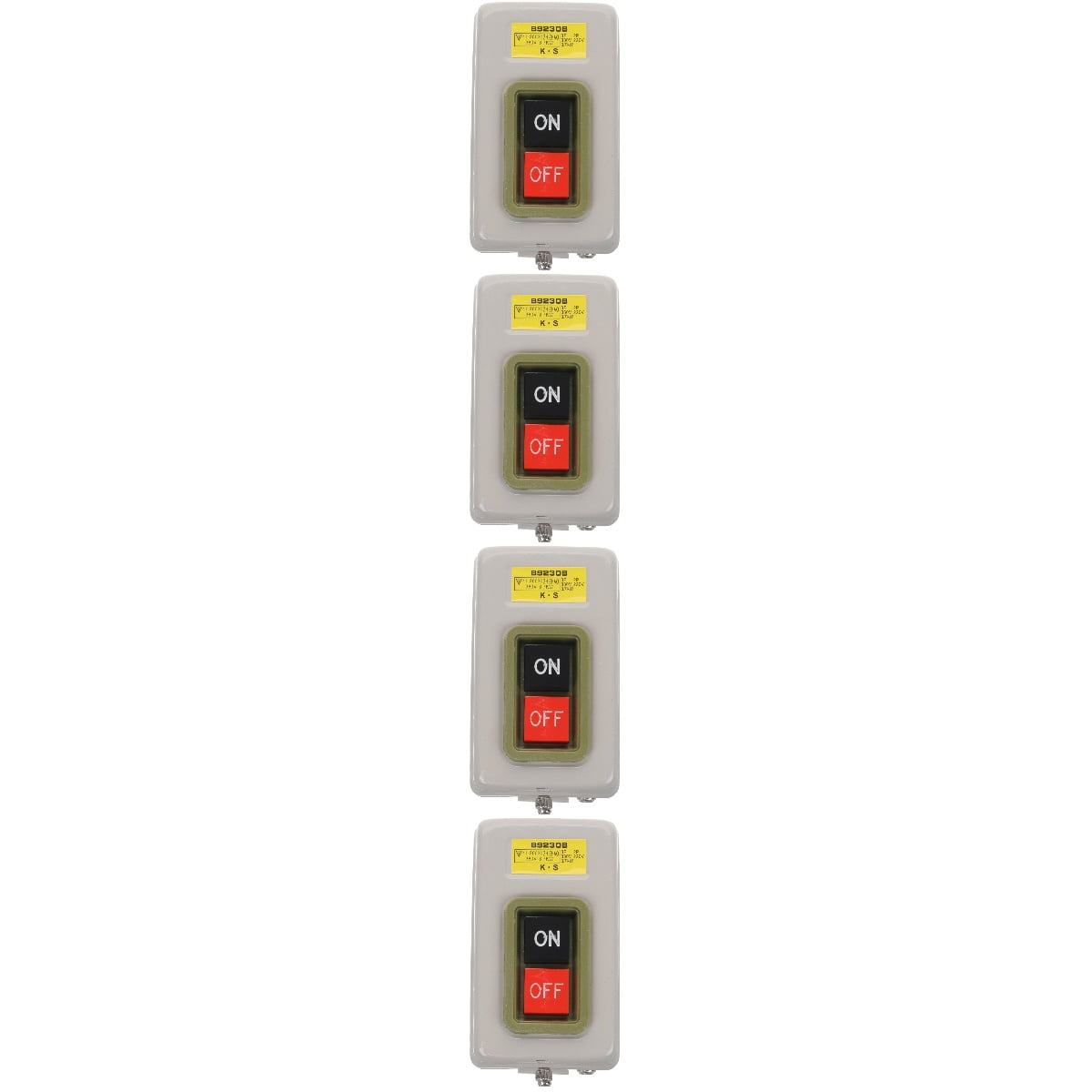 Raindrops 4pcs Rocker Light Switch On/off Power Switch Starter Switch ...