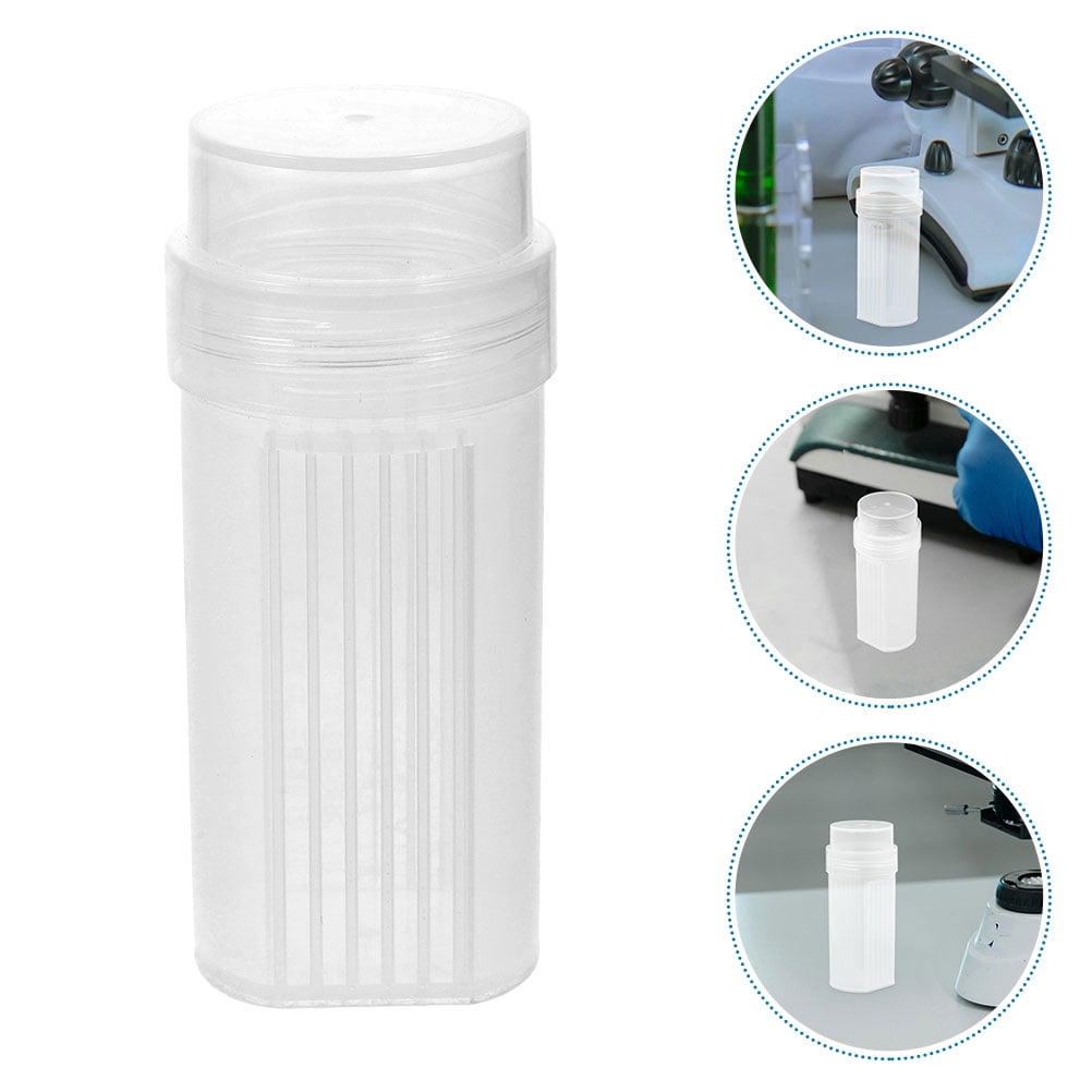 Raindrops 4Pcs Slide Staining Container Transparent Staining Bottle for ...