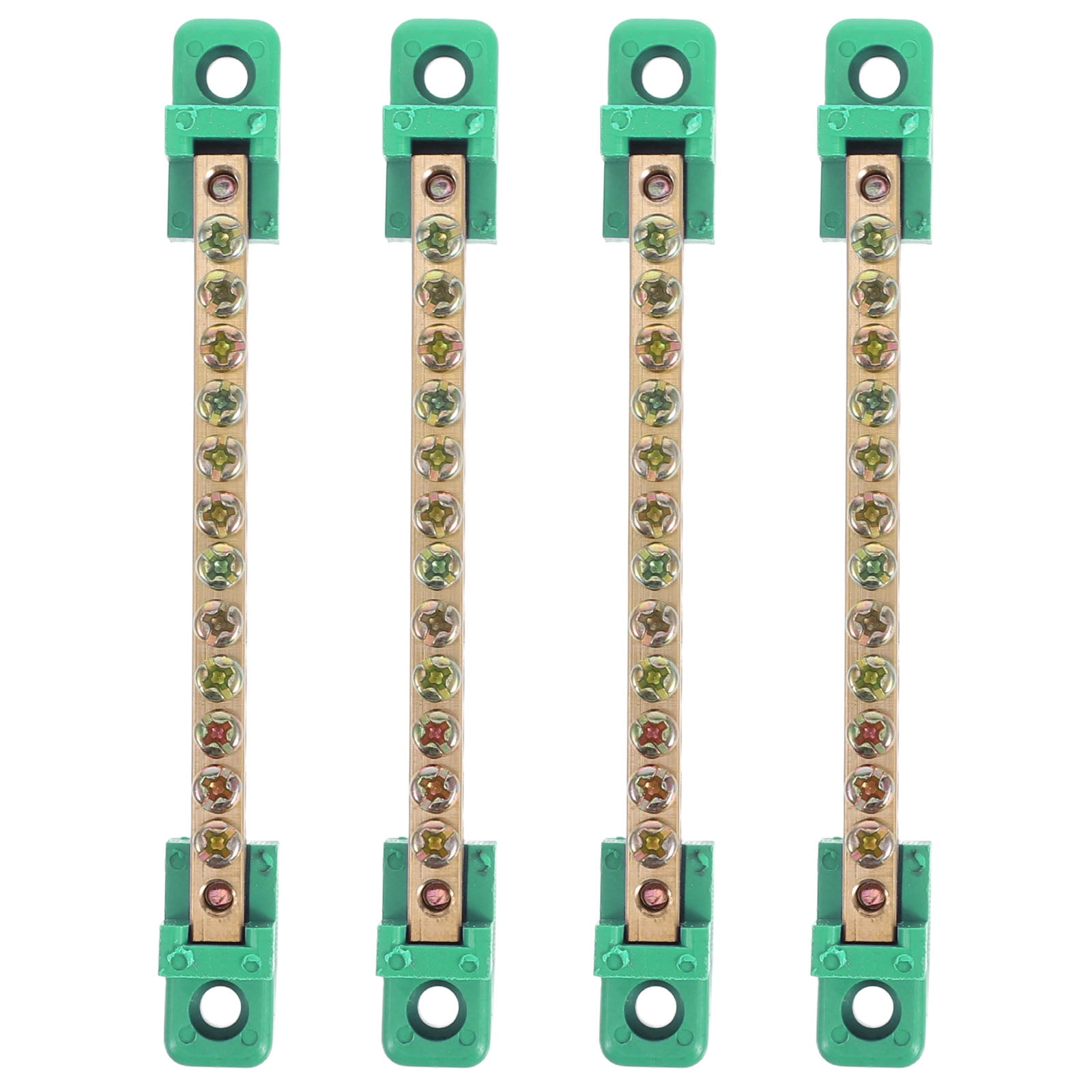 Raindrops 4pcs Terminal Bus Bar Terminal Block Copper Wire Screw ...