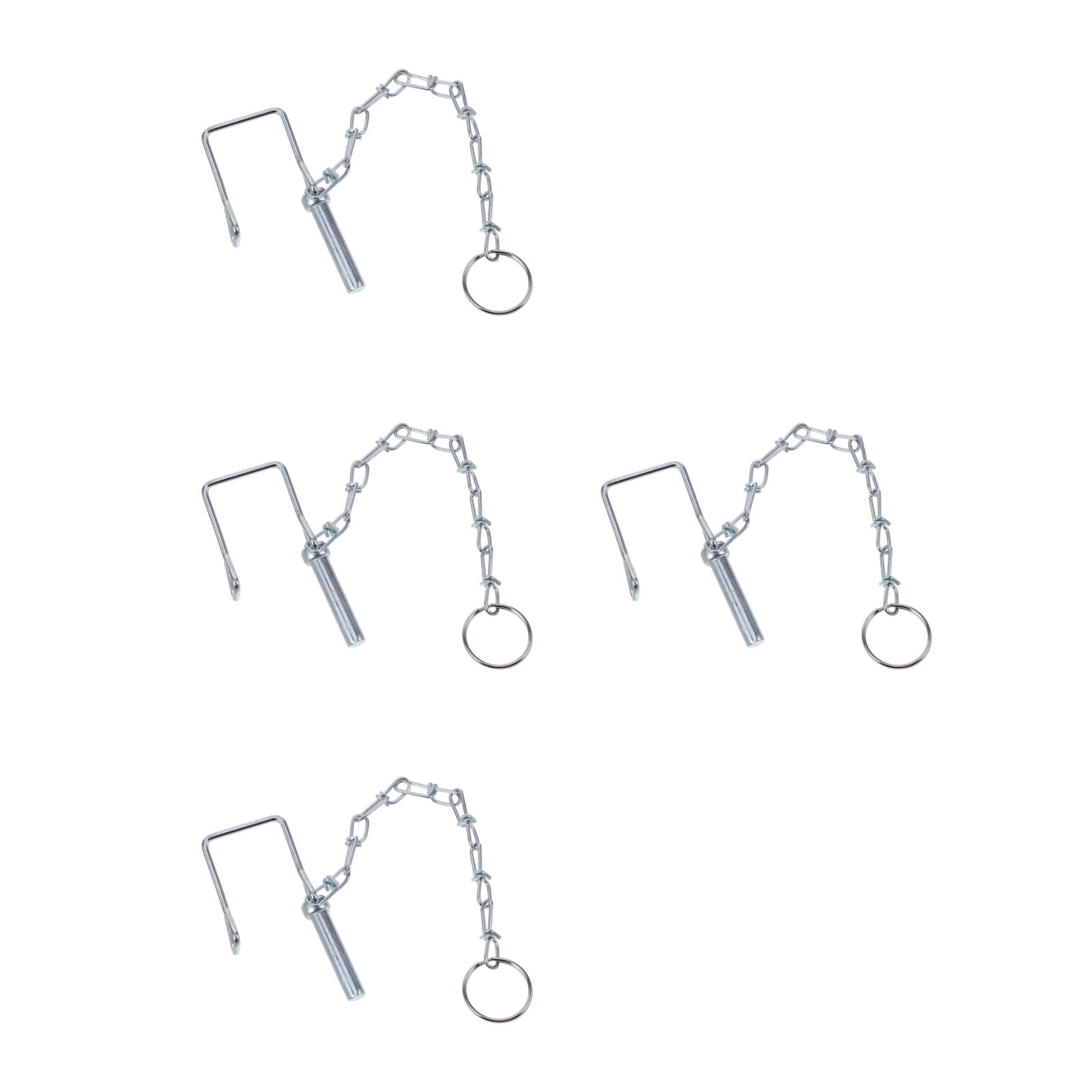 Raindrops 4pcs Trailer Hitch Pin With Chain Heavy-Duty Locking Pin Set ...