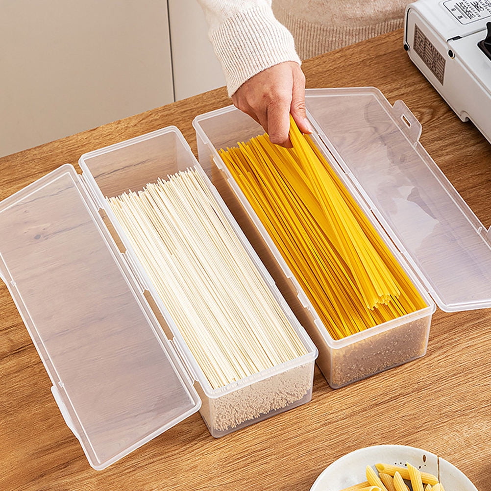 Raindrops 4pcs Transparent Sealed Storage Box Spaghetti Beans Storage ...