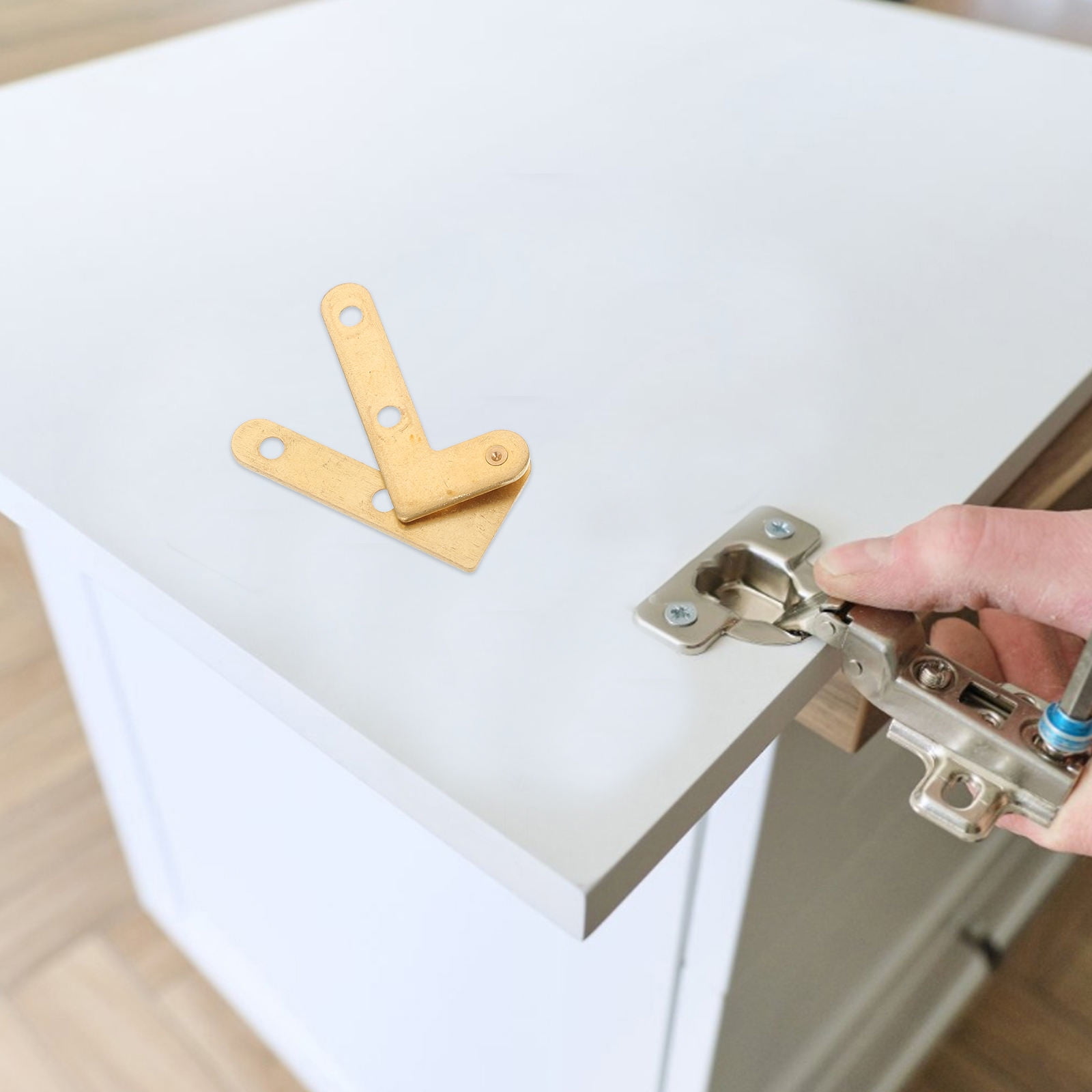 Raindrops 4pcs Up and Down Pivot Door Hinge Concealed Door Hardware for ...