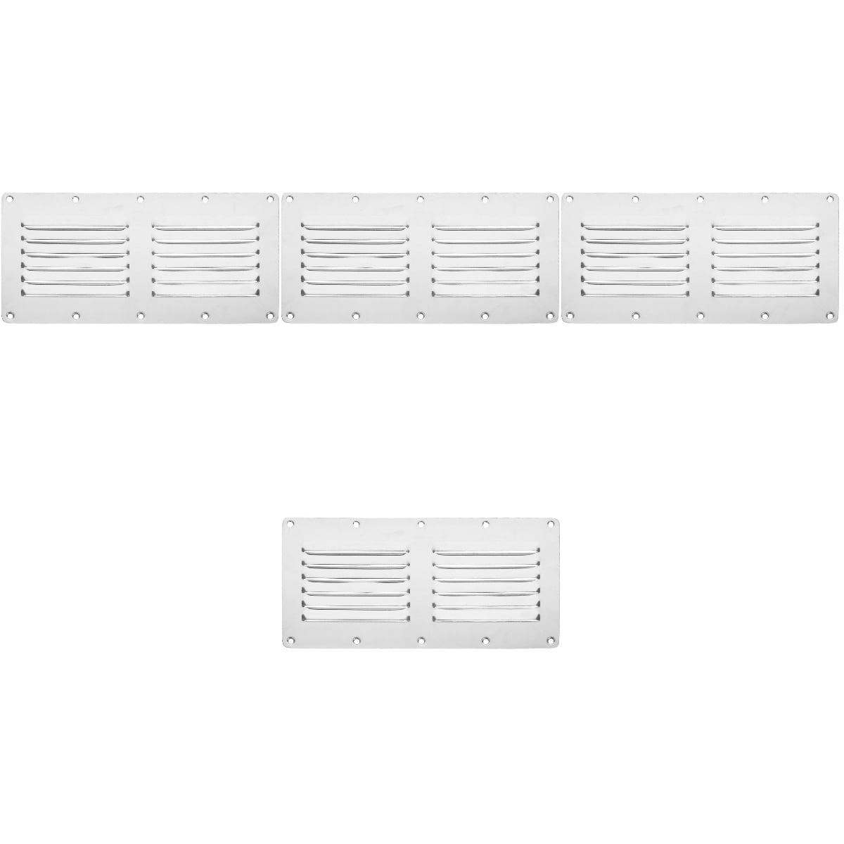 Raindrops 4pcs Ventilation Grille Air Vent Cover Stainless Steel Air ...