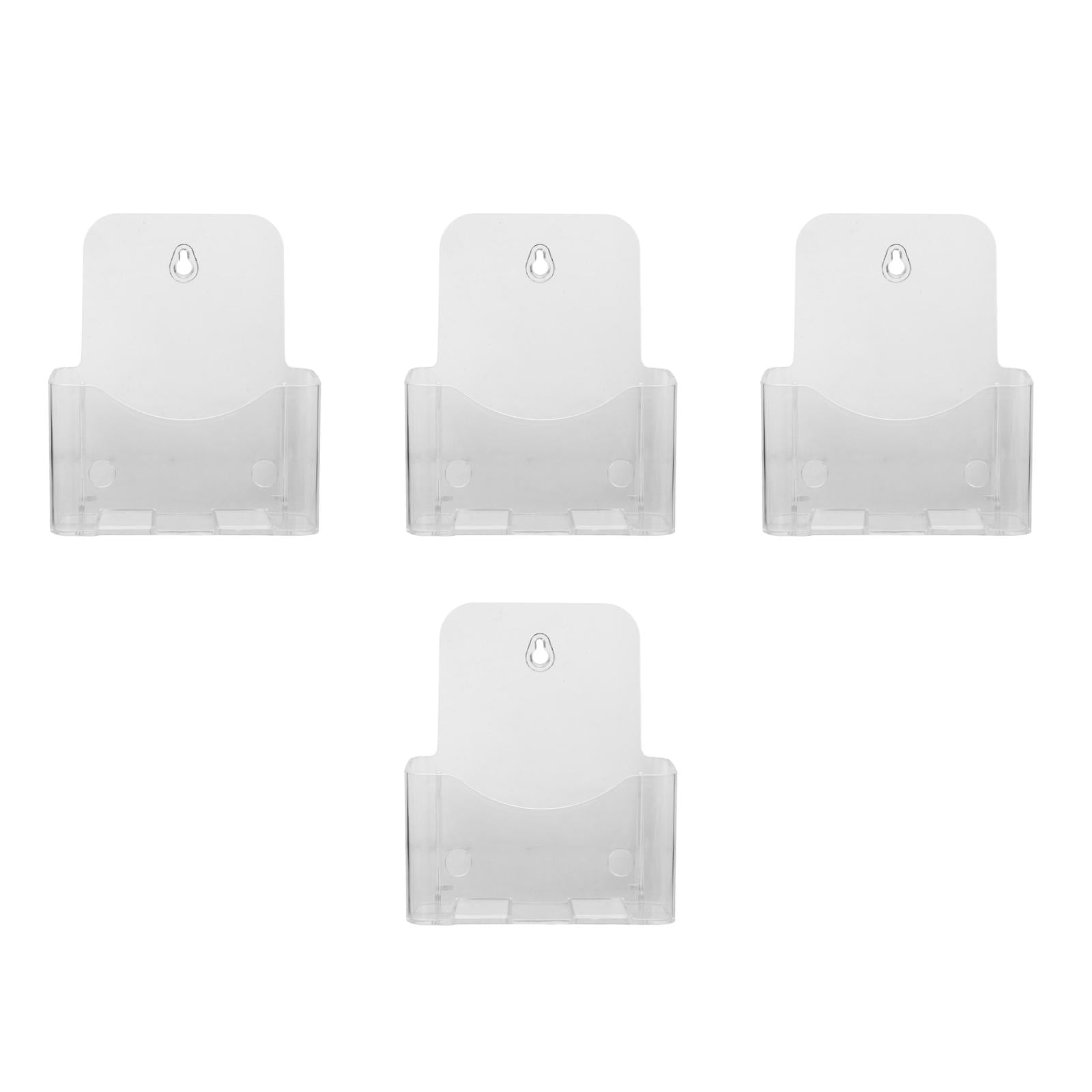 HIAKDOFT Magazine Holder Clear Stand For Paper 4Set For Documents ...