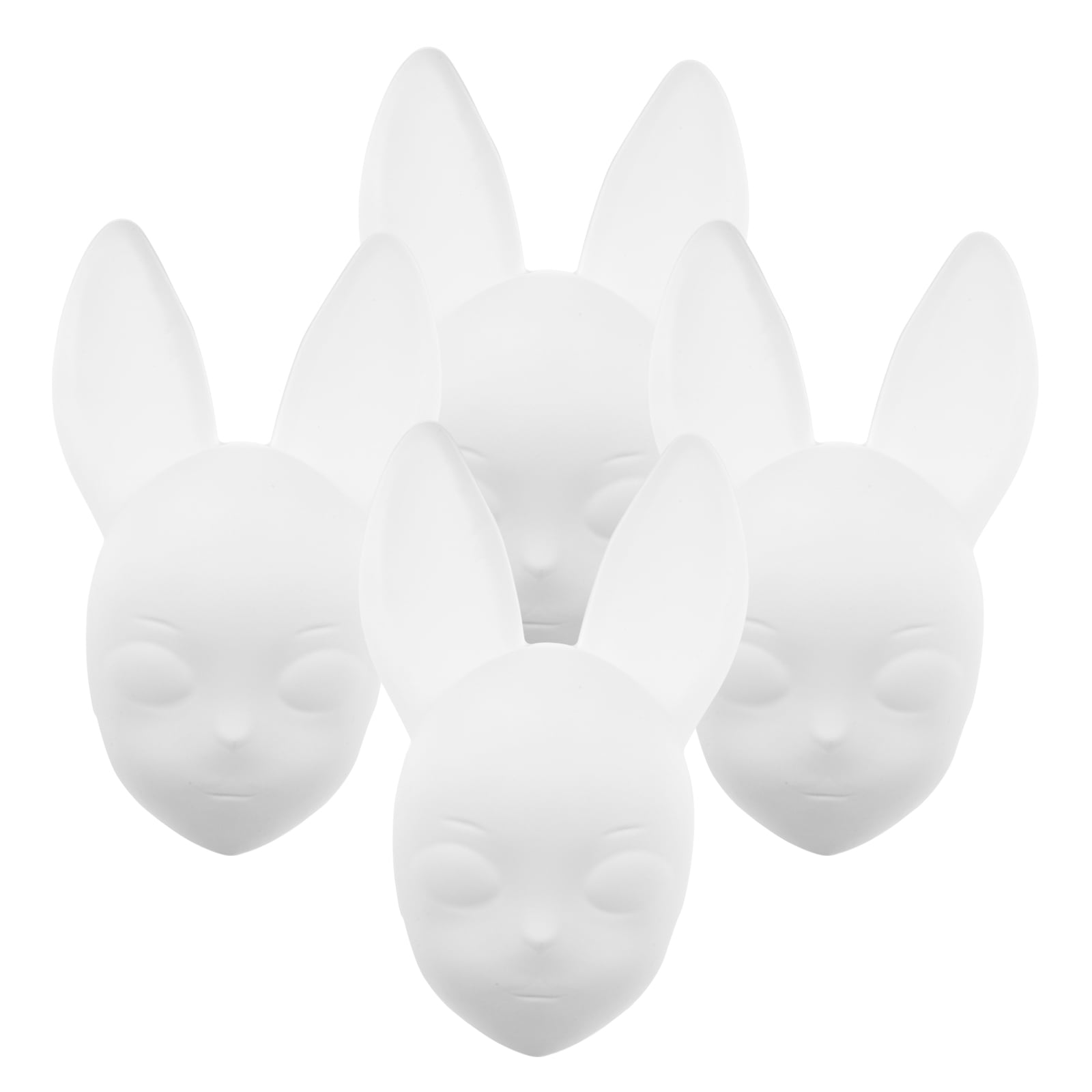 Raindrops Mask Plastic Cosplay Mask Halloween 4Pcs 14.6x8.9x2.4in ...