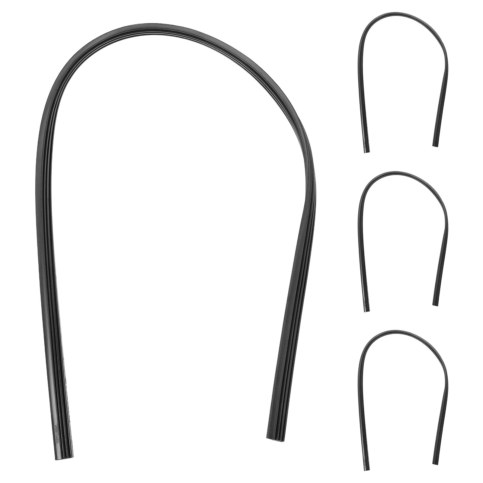 Raindrops Window Wiper Rubber Strip Car Windshield Wiper Blade Black ...