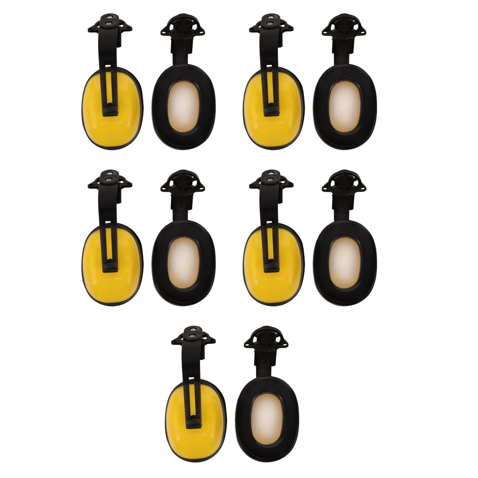 Raindrops 5 Pairs Safety Hard Hat Ear Muffs Industrial Noise Reduction ...