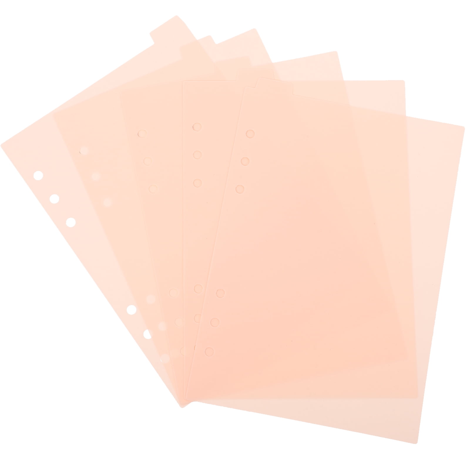 Raindrops 5 Pcs Binder Dividers Pastel -hole Page Presentation ...