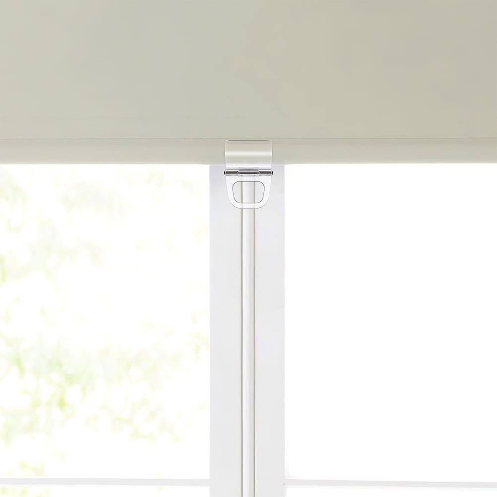 Raindrops 5 Pcs Blinds Cordless Handles Clear Plastic Roller Shades Hem ...