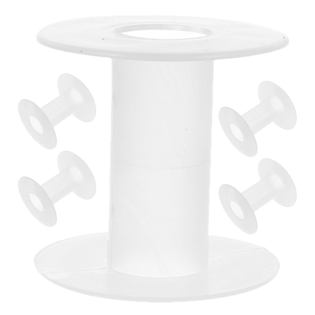 Raindrops 5 Pcs Empty Plastic Spools Ribbon Spools Thread String Bobbin ...