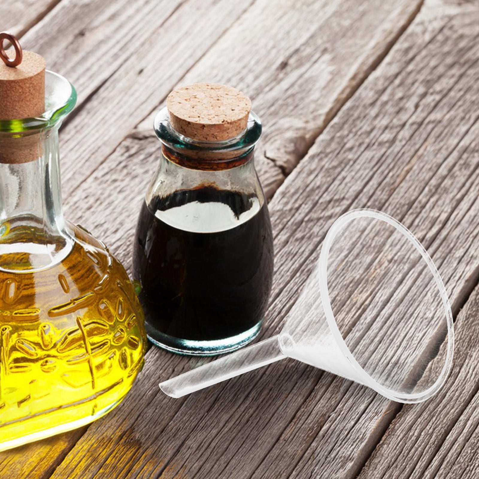 Raindrops 5 Pcs Funnel Long Neck Long Neck Funnel Liquid Funnel M ...