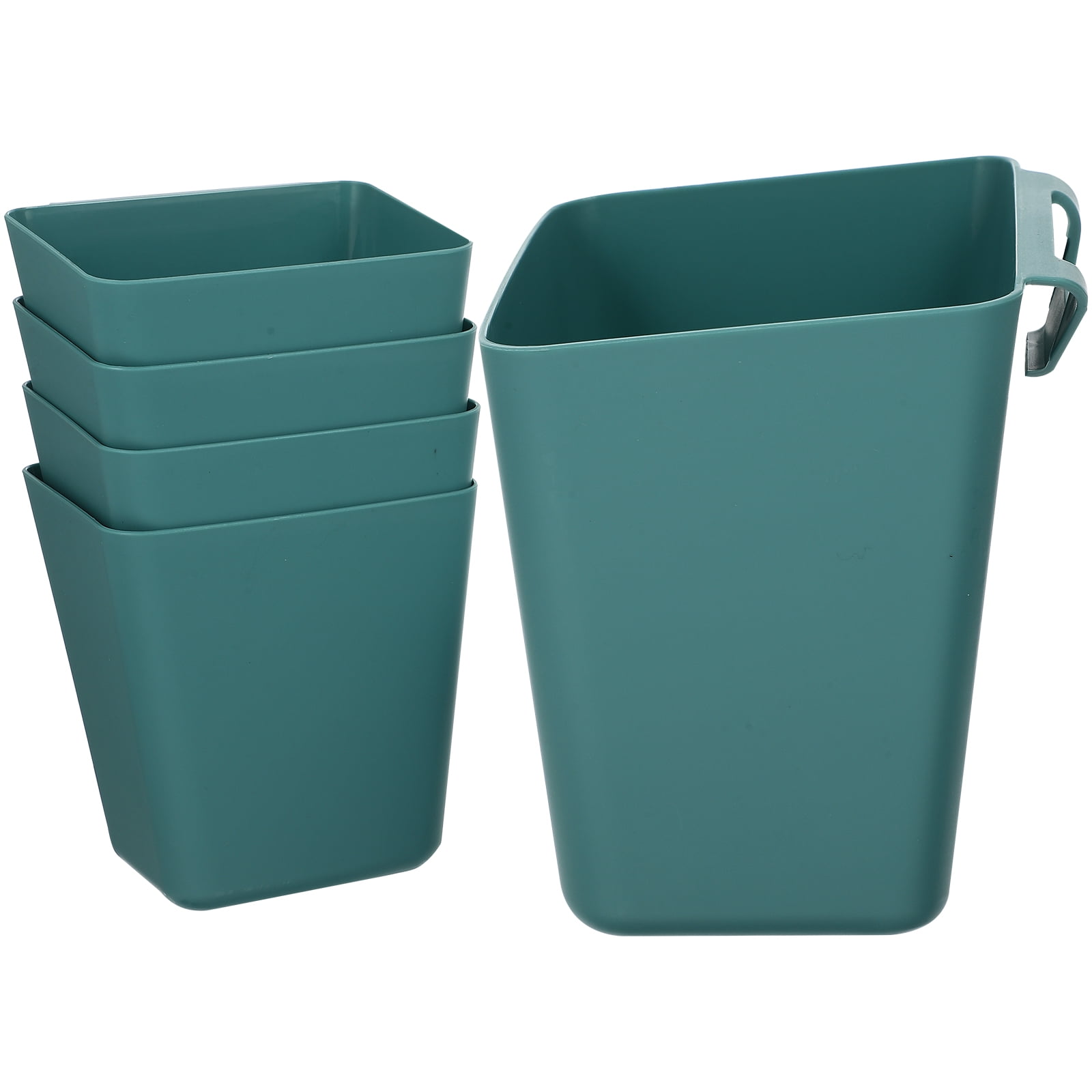 Raindrops 5 Pcs Home Basket Hanging Plastic Storage Boxes Cart Cubes ...