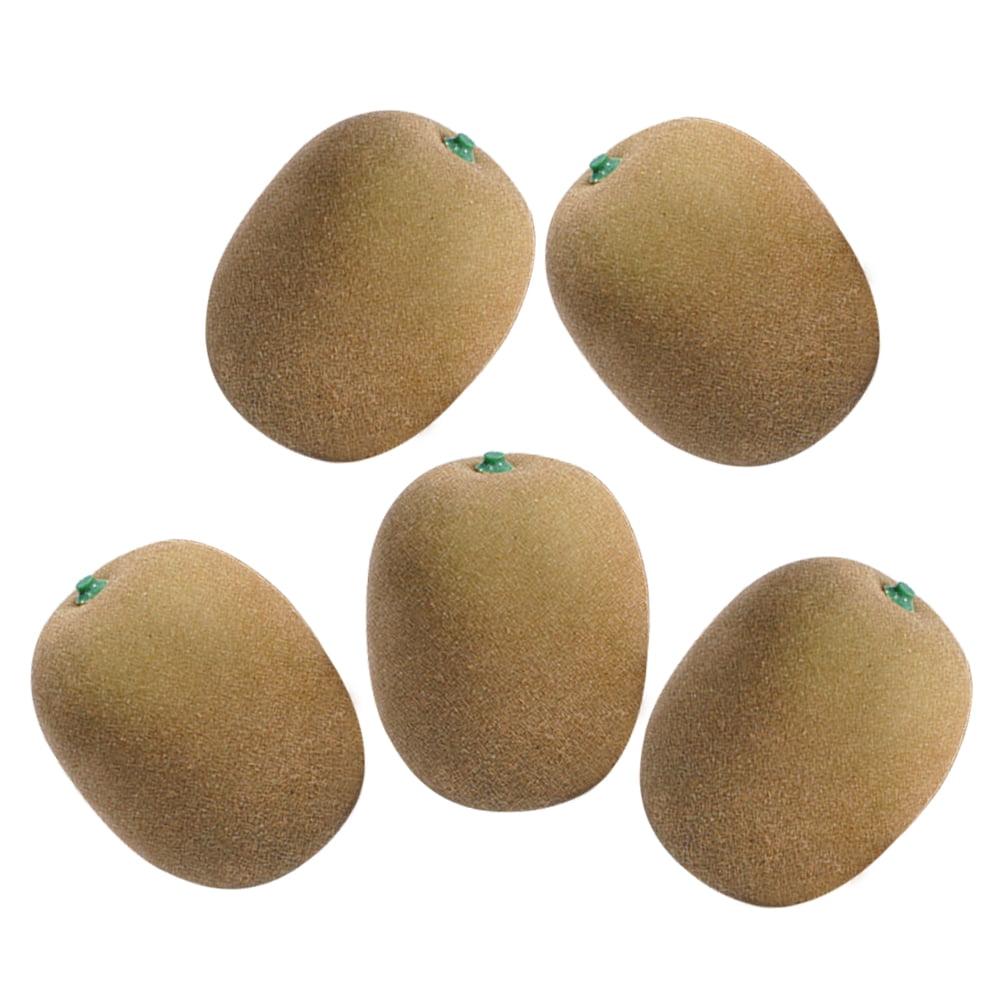 Raindrops 5 Pcs Kiwi Model Display Props Decorative Fruit Decorations ...