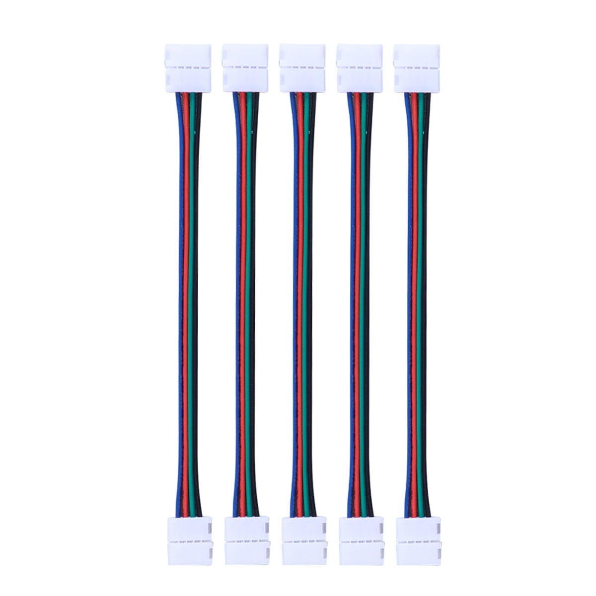 Raindrops 5 Pcs Light Bar Connector LED Strip for RGB Lights Pin ...
