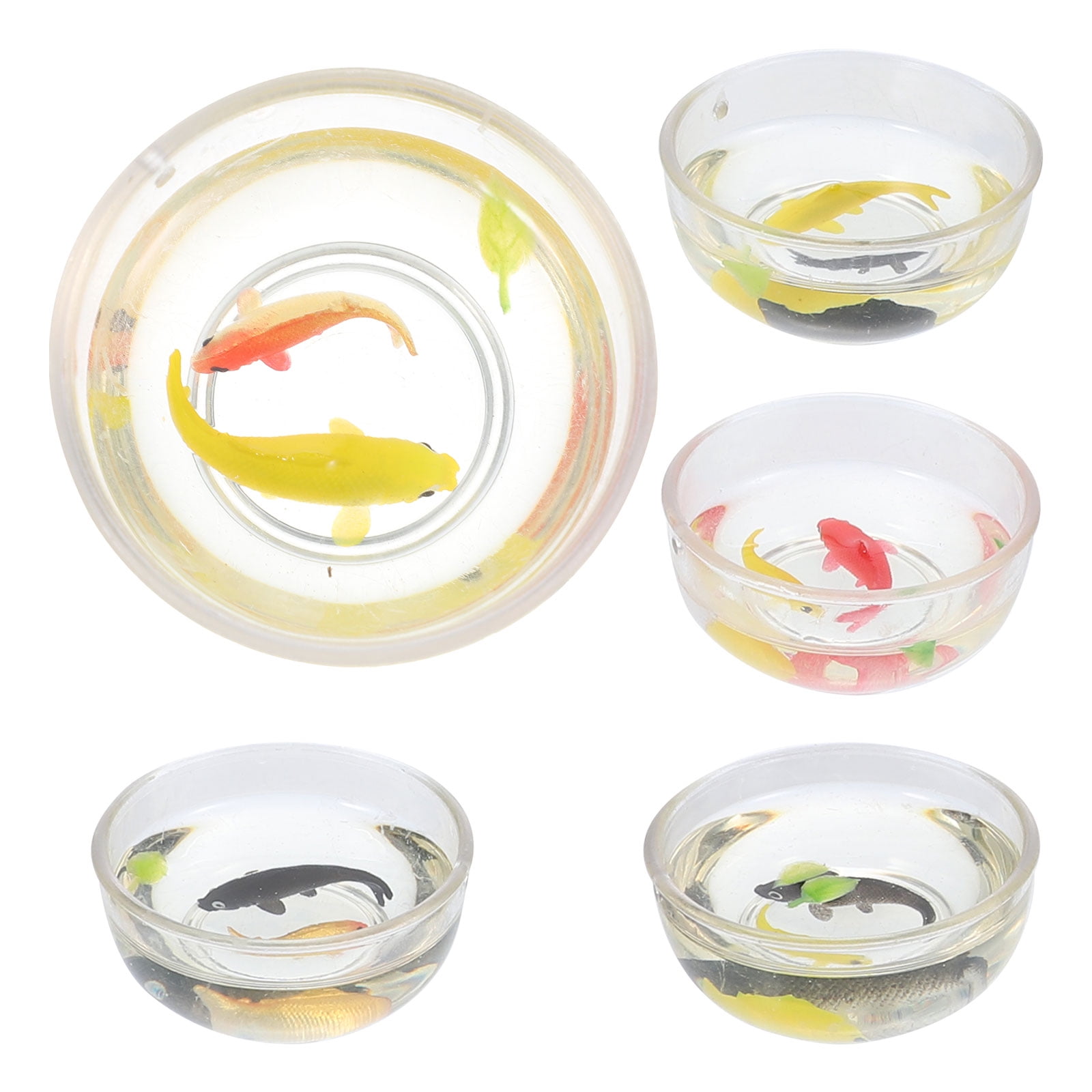 Raindrops 5 Pcs Mini House Miniatures Kitchen Table Centerpieces Pool ...