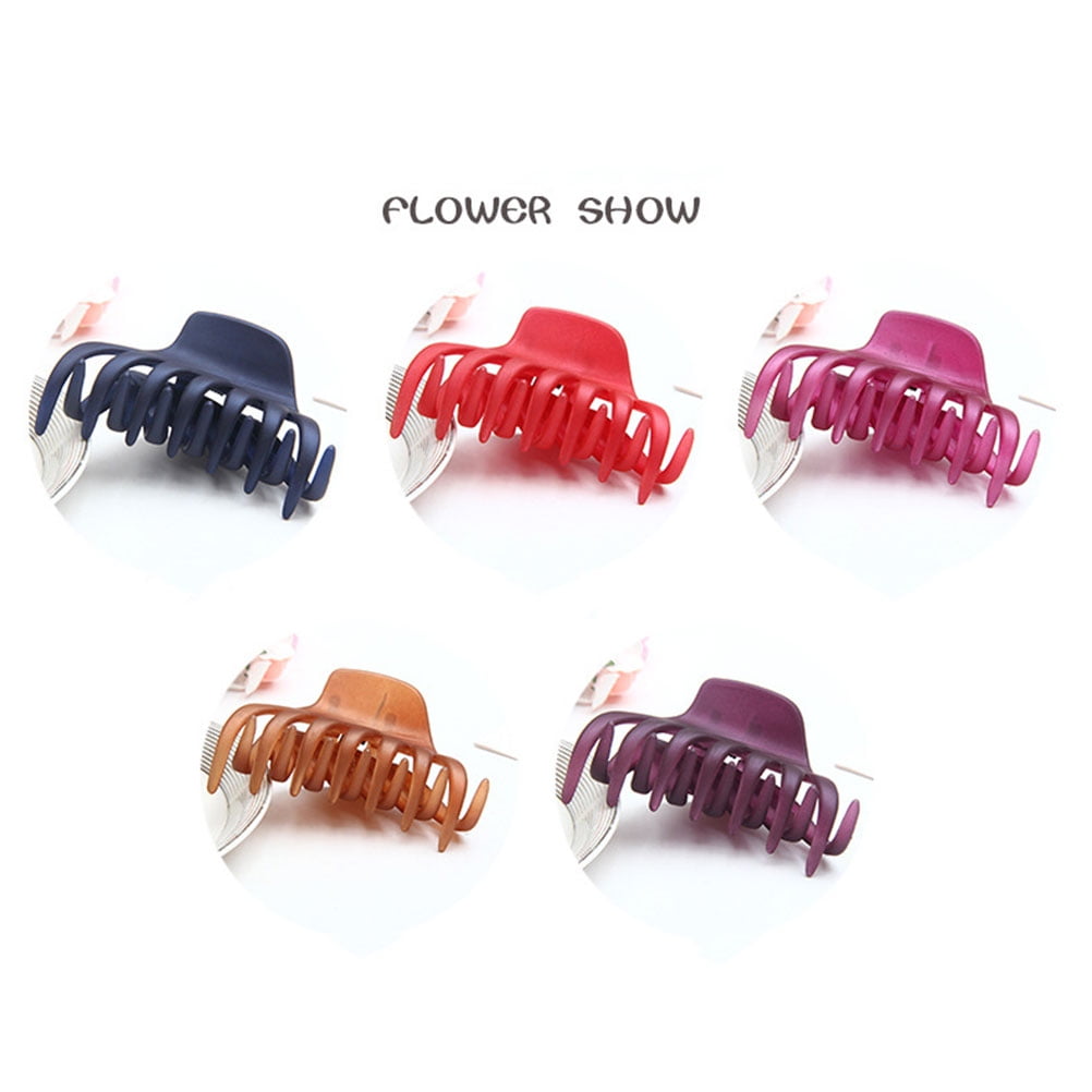 Raindrops 5 Pcs Round Locking Teeth Hair Clamp for Any Season - Walmart.com