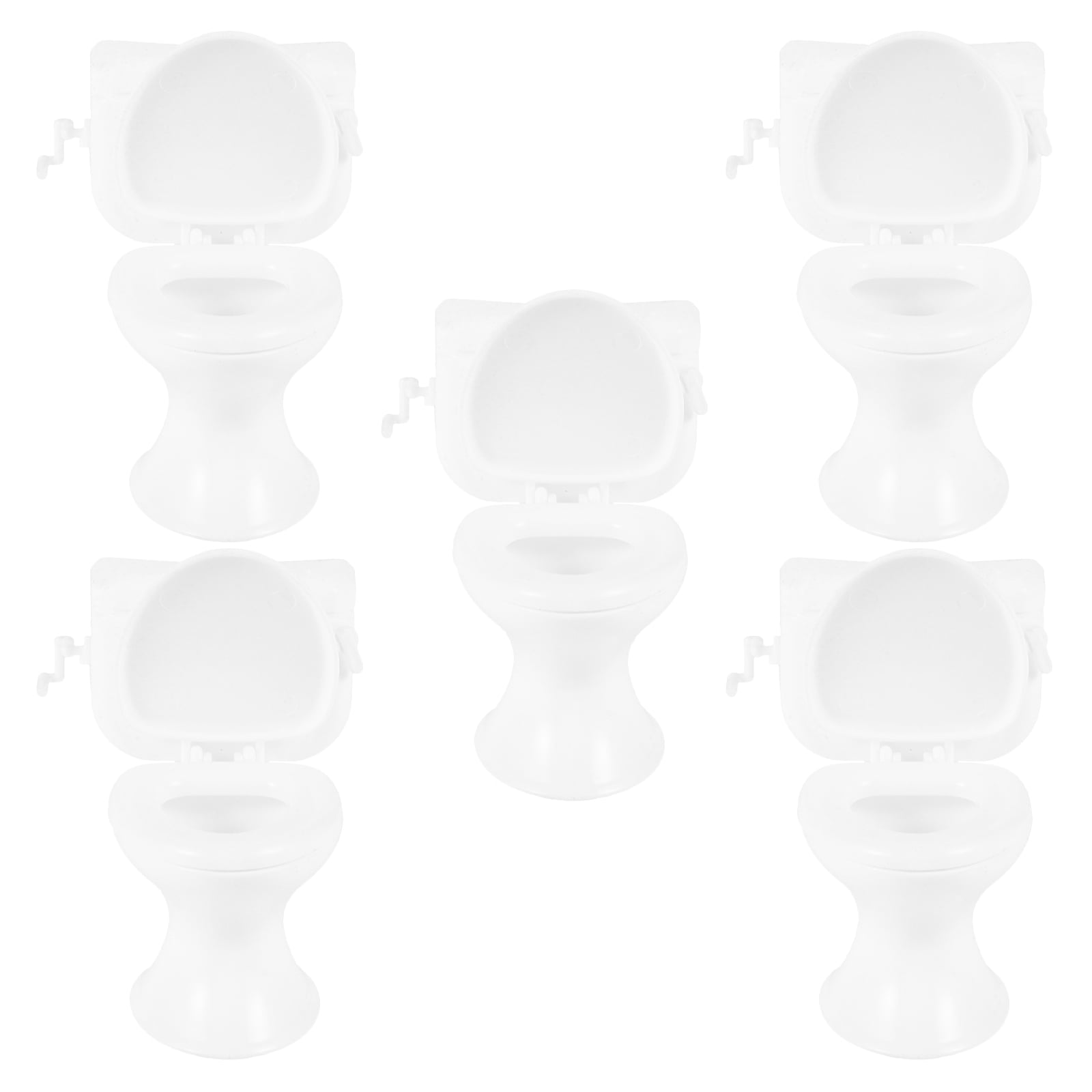 Raindrops 5 Pcs Small Toilet Toy Quad Toilet Model Baby 7.00X7.00X6 ...