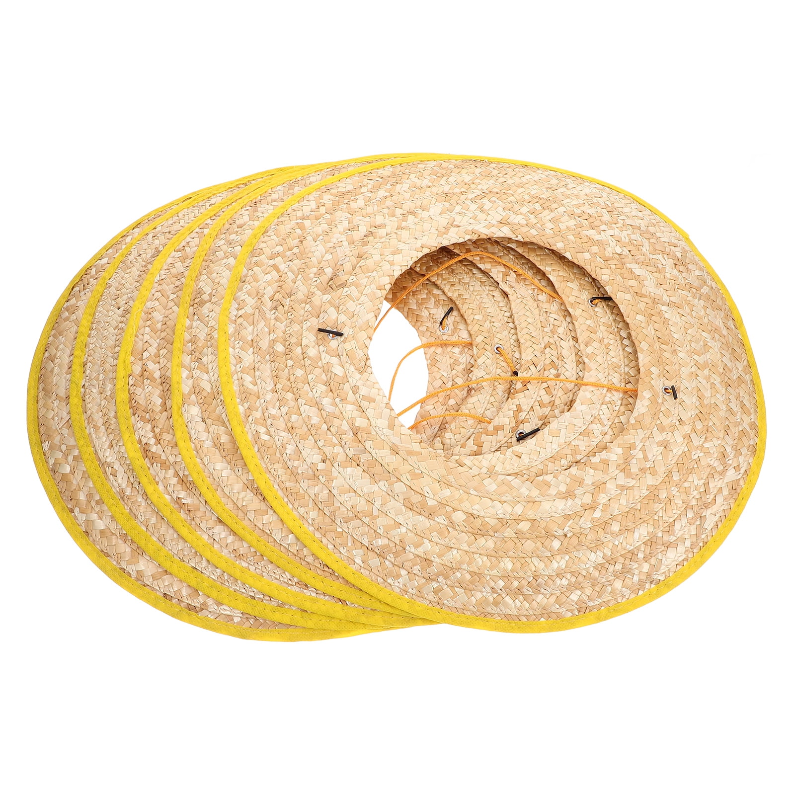 Raindrops Beige Straw Sun Protection Hat for Hard Hats Lightweight and ...