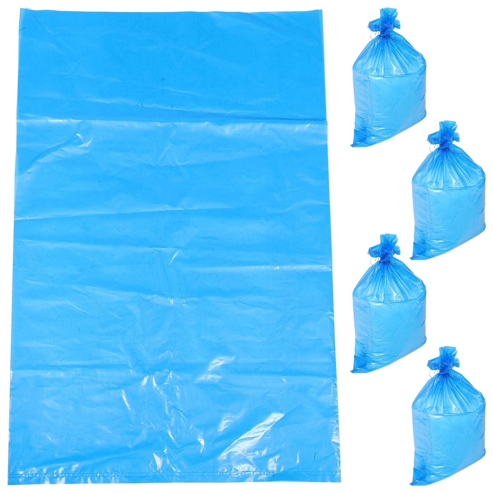 Nestingho Bags Blue Plastic Rectangular 5Pcs 35.4x23.6in - Walmart.com