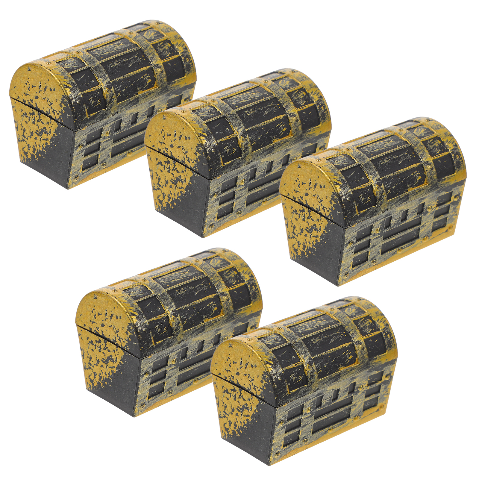 Raindrops 5 Pcs Treasure Chest Miniature Toy Storage Baby Doll Toys ...