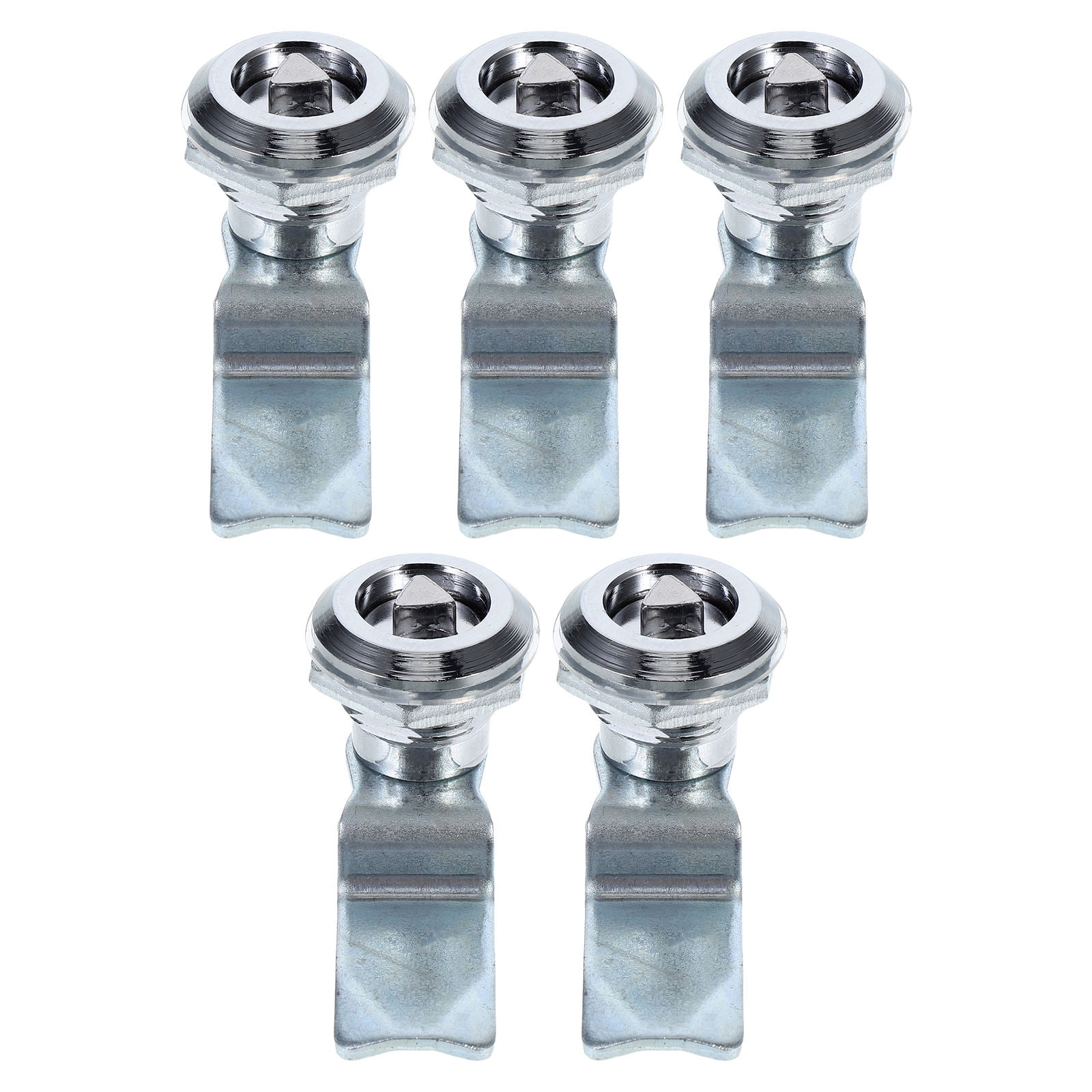 Raindrops 5 Pcs Tubular Lock for Electric Cabinet Triangular Cam Silver ...