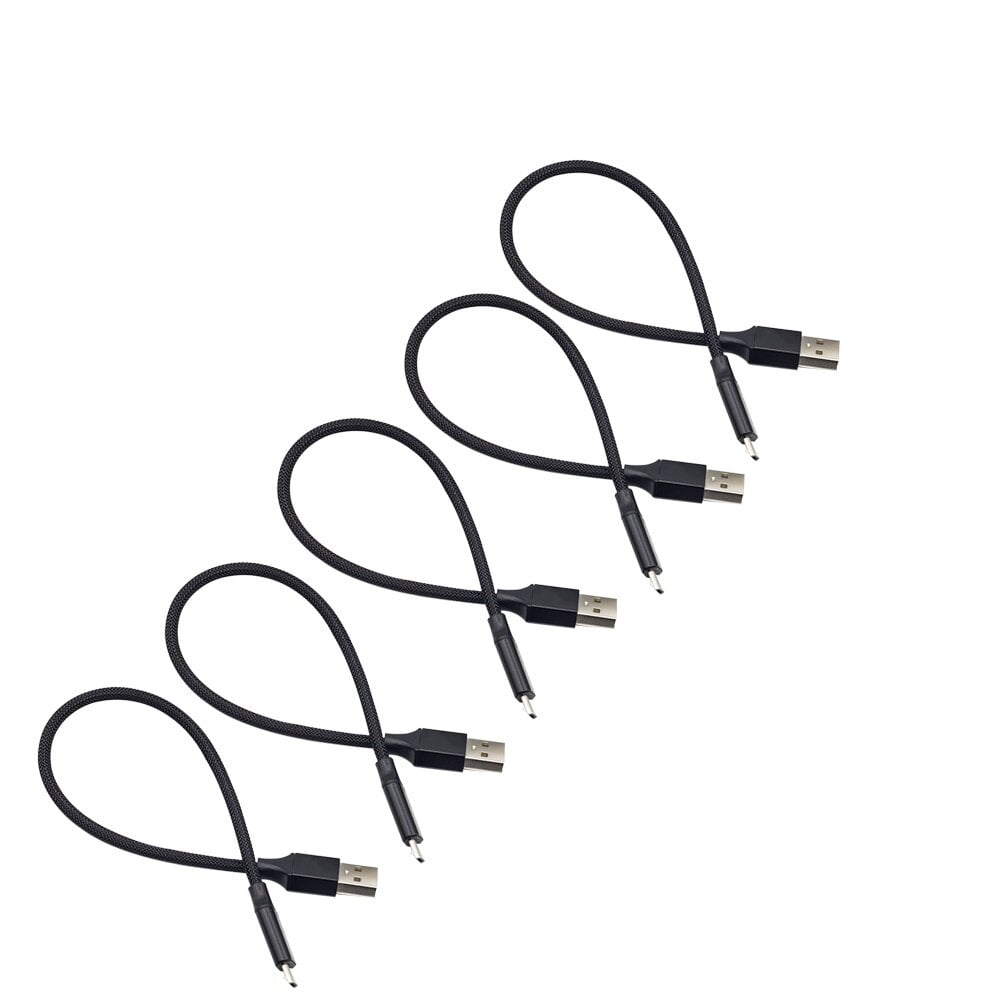 Raindrops 5 Pcs USB Type Cable Fast Charging Micro Charger Dual ...
