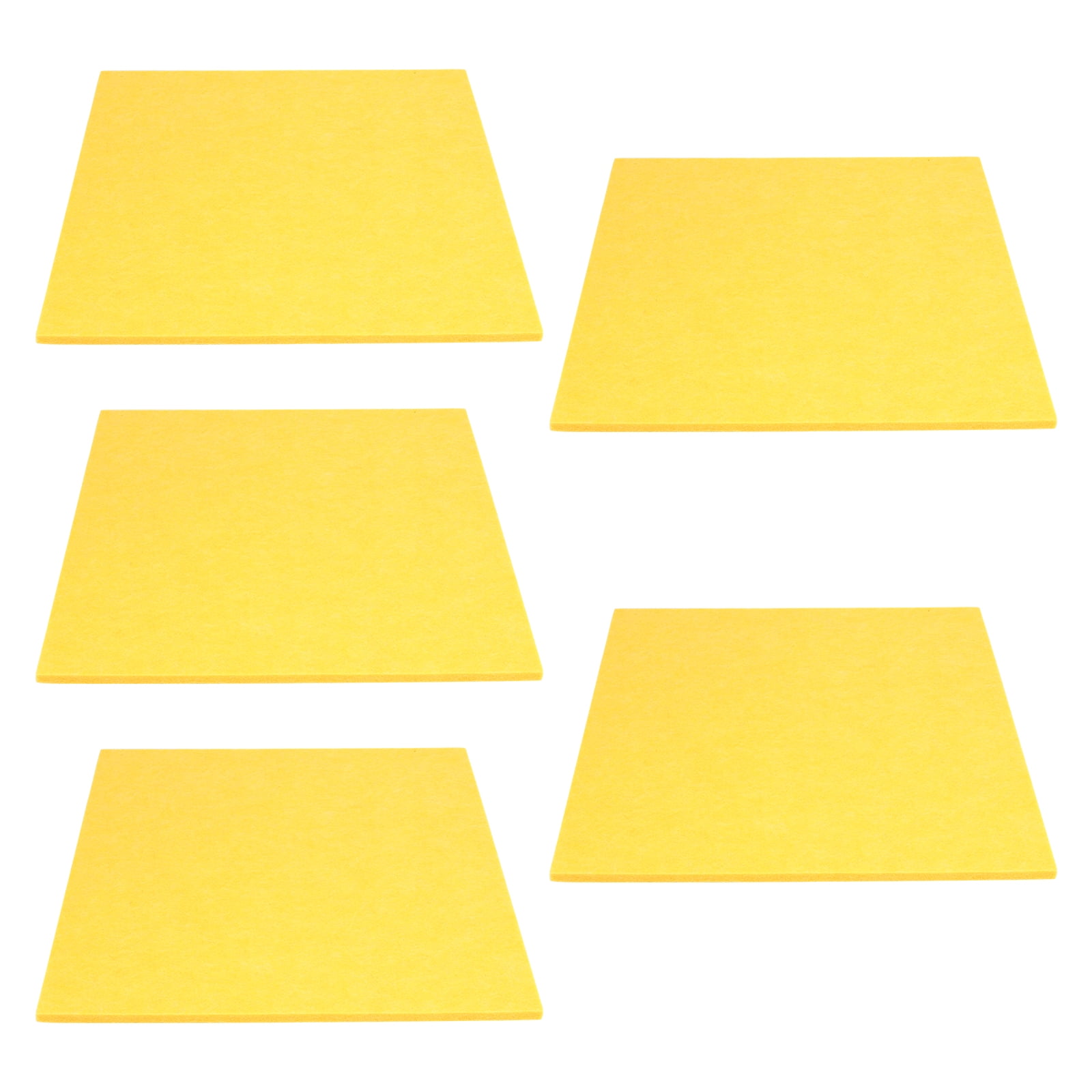 Raindrops 5 Pcs Yellow Insulation Foam Board Sound Acoustic Office ...