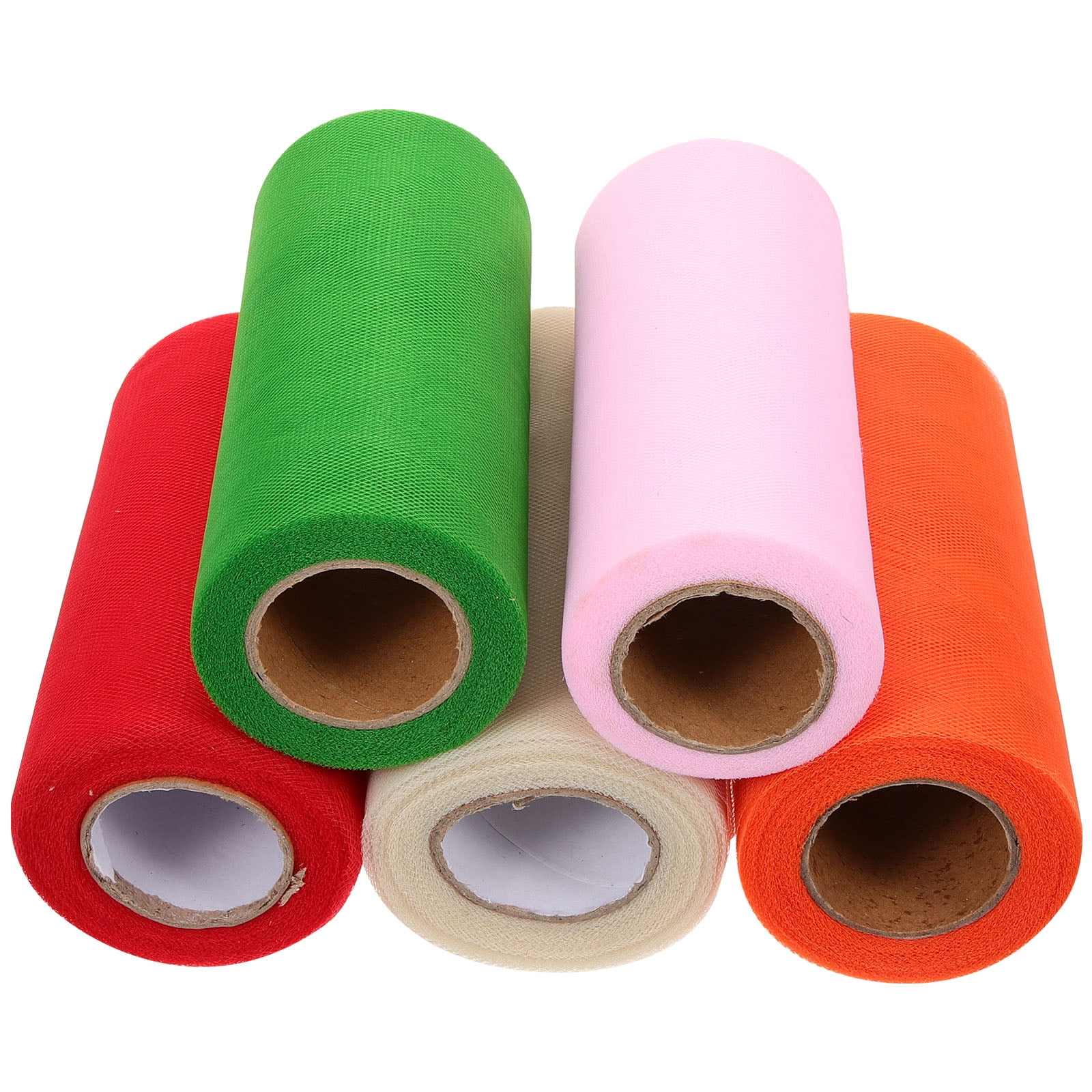 Raindrops 5 Rolls Tulle Netting Fabric for Crafts Party Decorations in ...