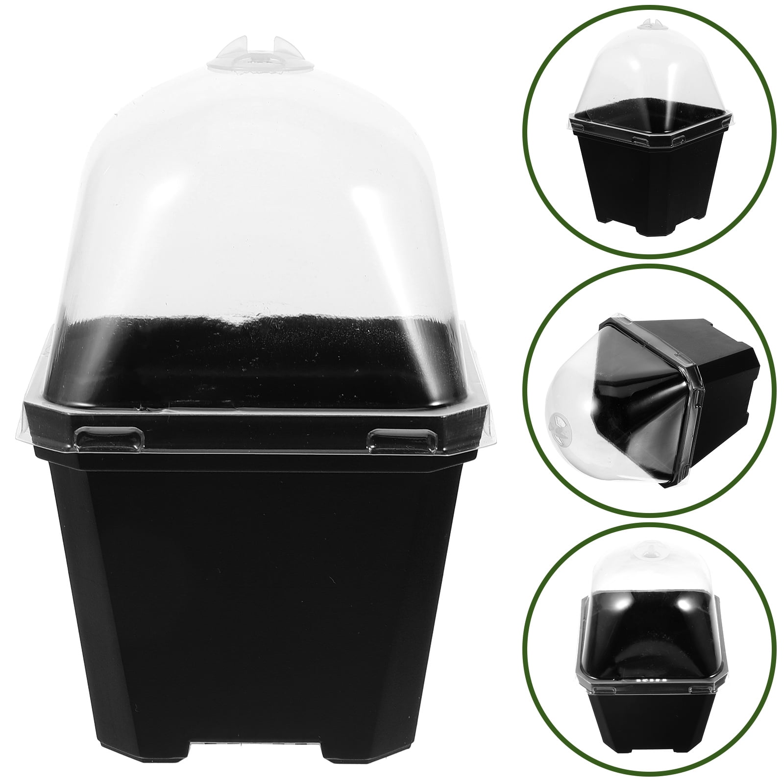 Raindrops Deep Plantnursery Pots Thickened Plastic Plant Nursery Pots ...