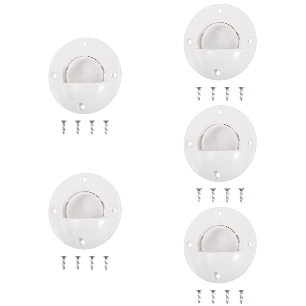 Raindrops 5 Sets Kayak Yacht Drainage Fitting Drain Plug Drain Drain ...