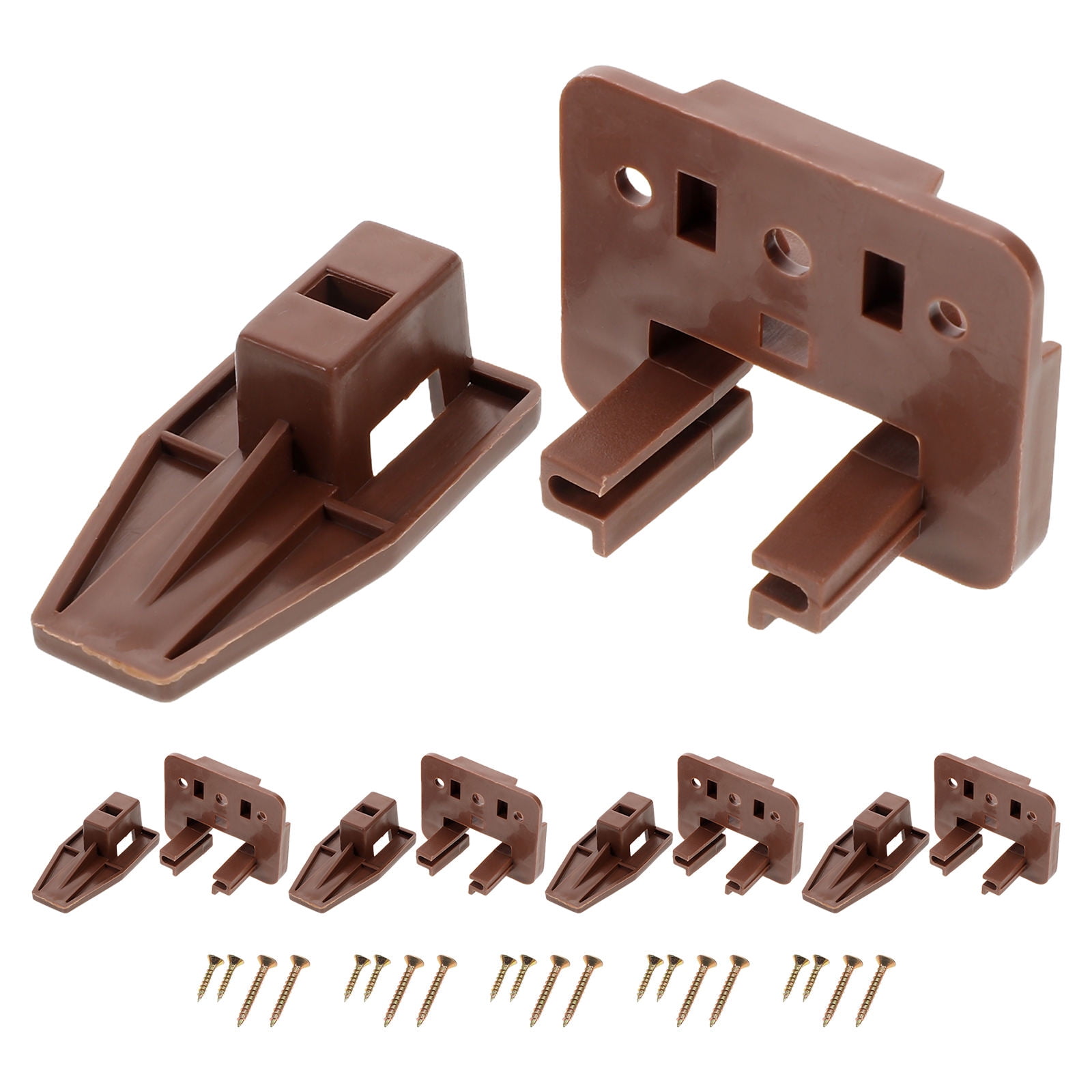 Raindrops 5 Sets Plastic Drawer Slides And Guides Drawer Replacement ...