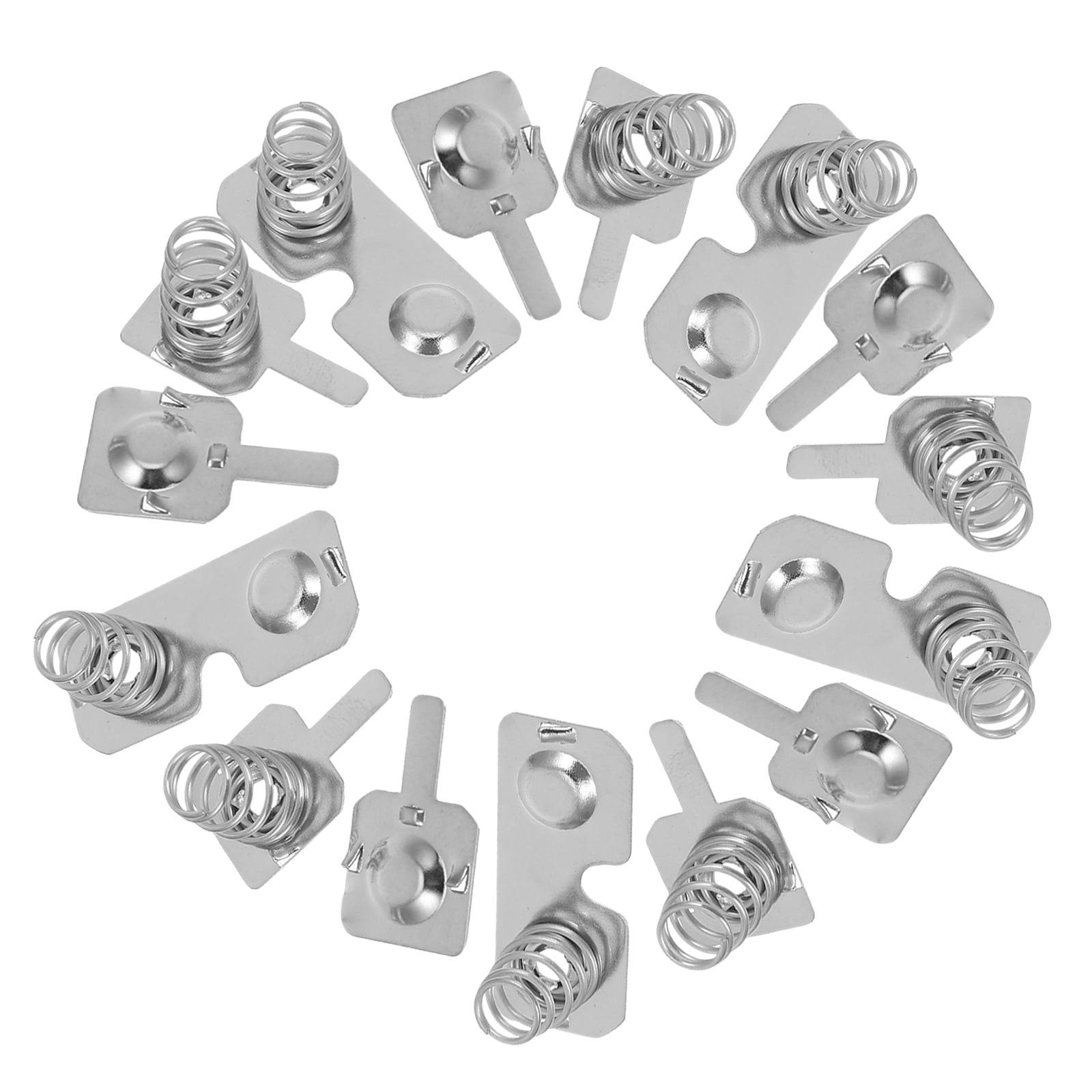 Raindrops 5 Sets Spring Positive and Negative Electrode Plate Battery ...