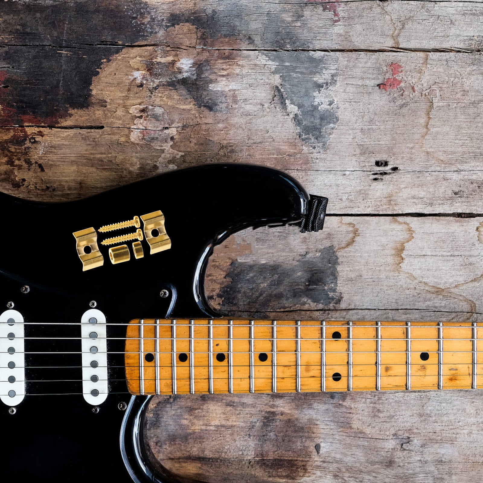 Raindrops 5 Sets Stainless Steel Guitar String Tree String Guide ...